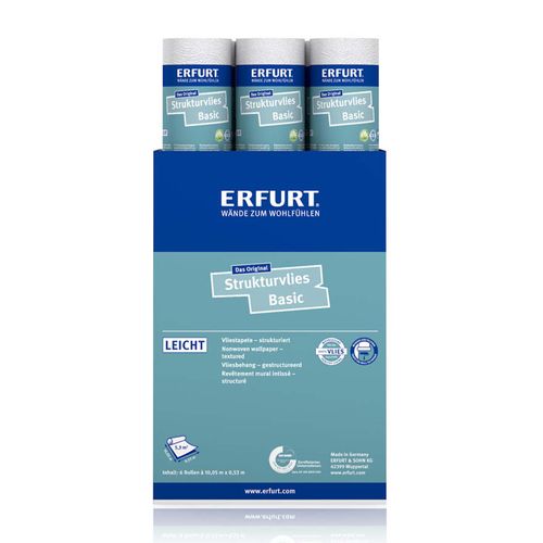 Erfurt Tapete Strukturvlies Basic 404 diffusionsoffen