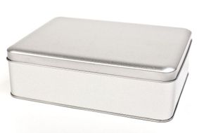 A5 Multistorage Metallbox XXL mit Scharnierdeckel, 220x160x65mm Metall ...