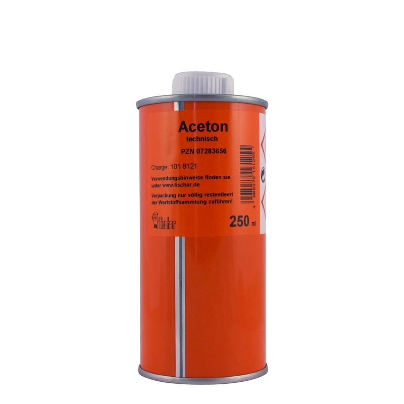Aceton techn. 250 ml in Blech | Otto Fischar GmbH & Co. KG