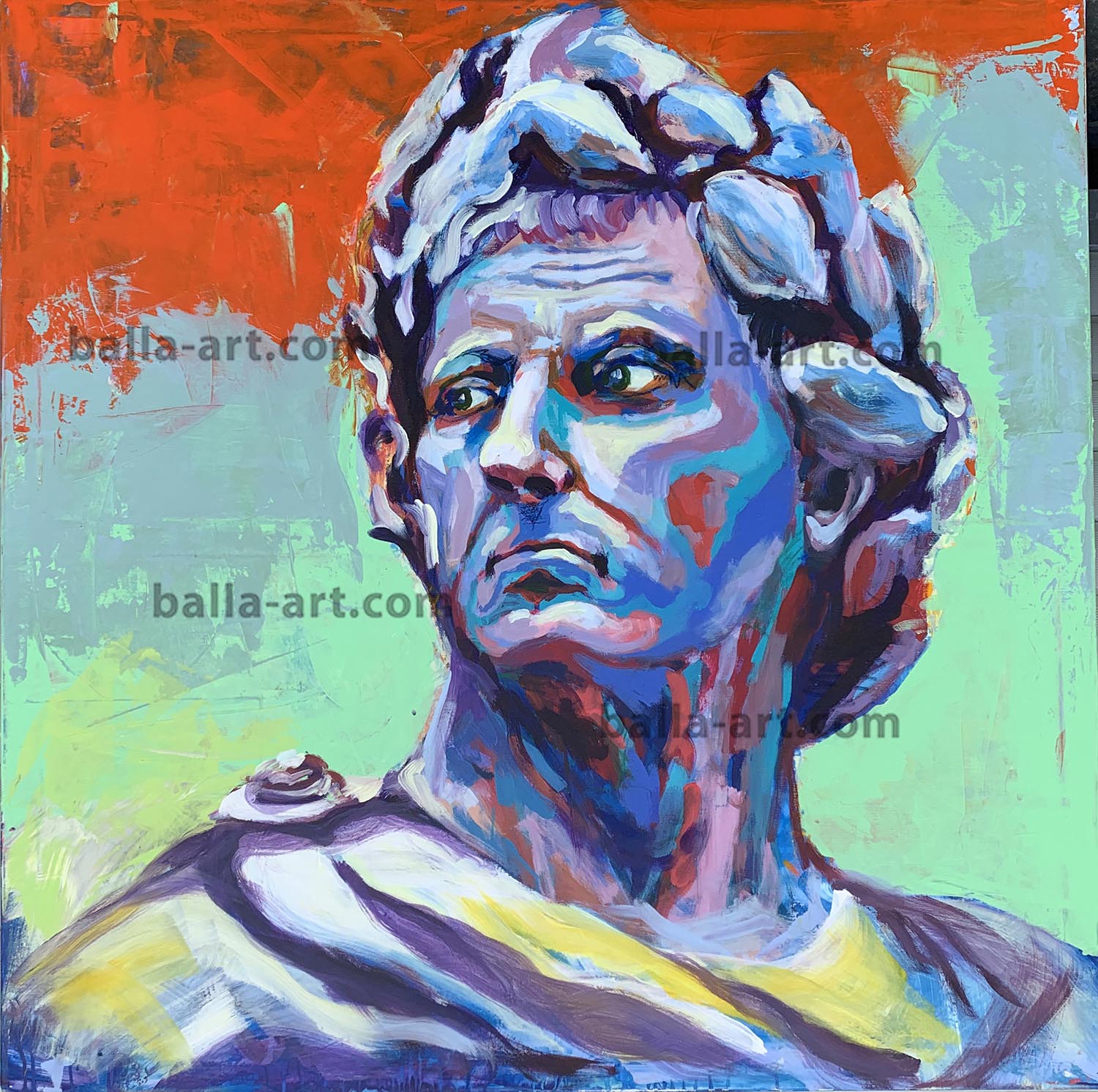 Julius Caesar Full Body Drawing