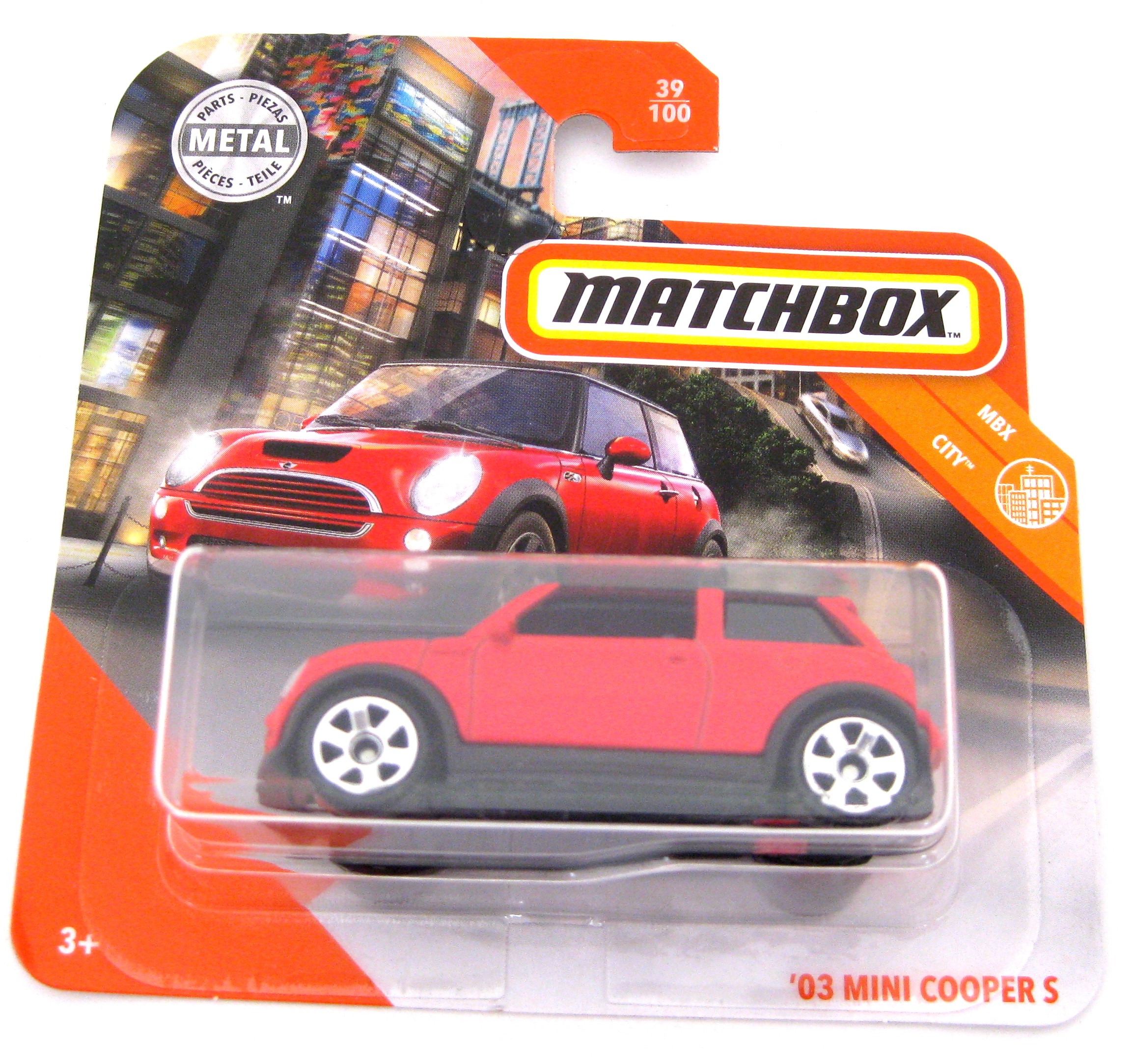 Matchbox '03 Mini Cooper S rot 1:64 | Modelle Alles Gute