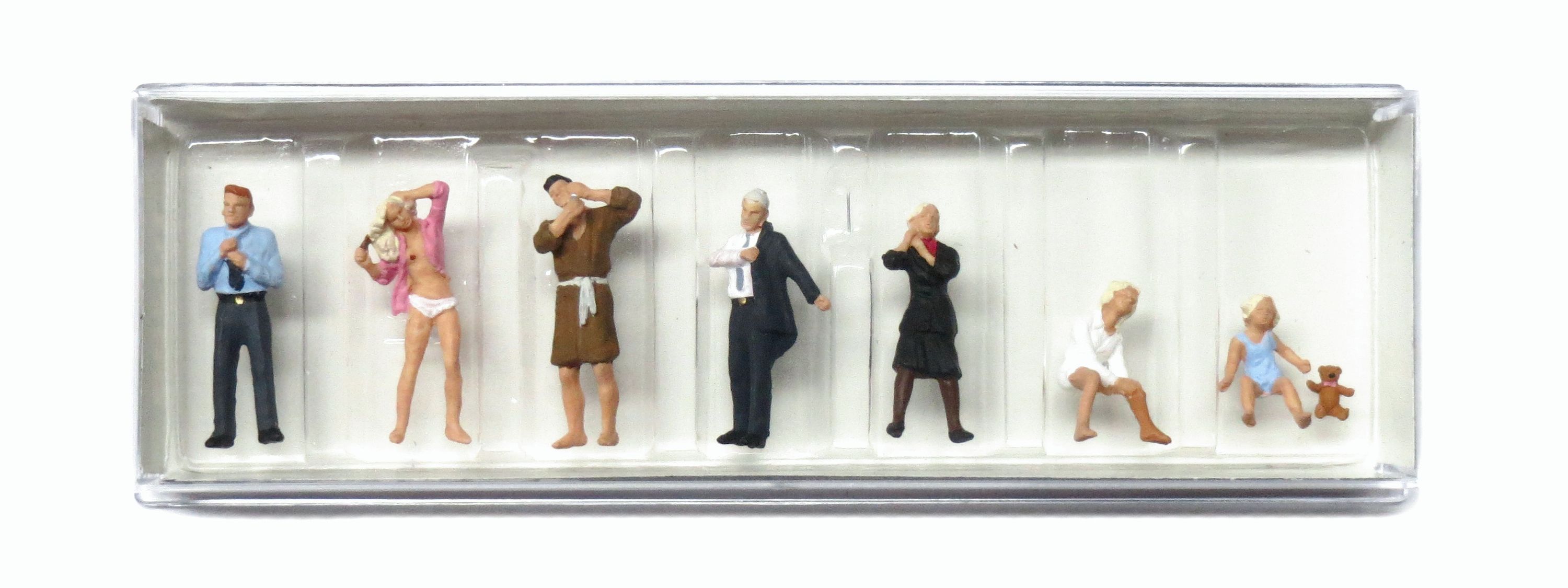 Preiser 10388 Bei der Morgentoilette. Spur H0 1:87 | Modelle Alles Gute