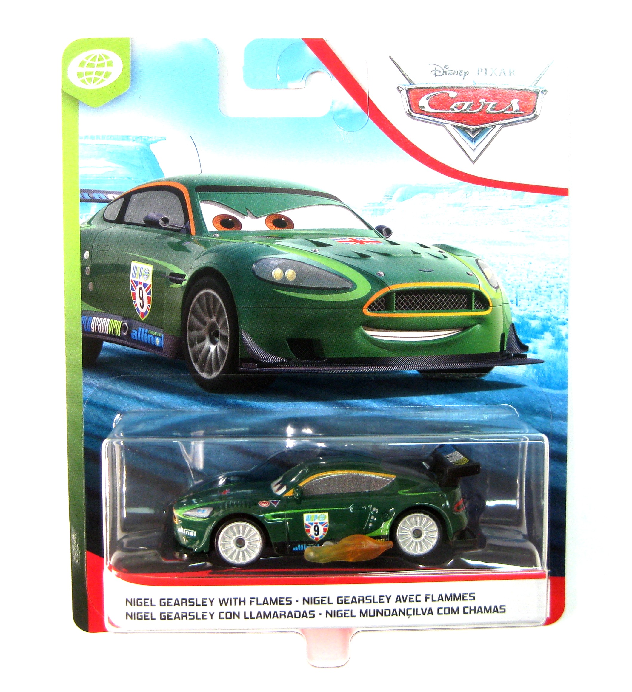 Mattel Disney Cars Nigel Gearsley with flames 1:55 | Modelle Alles Gute