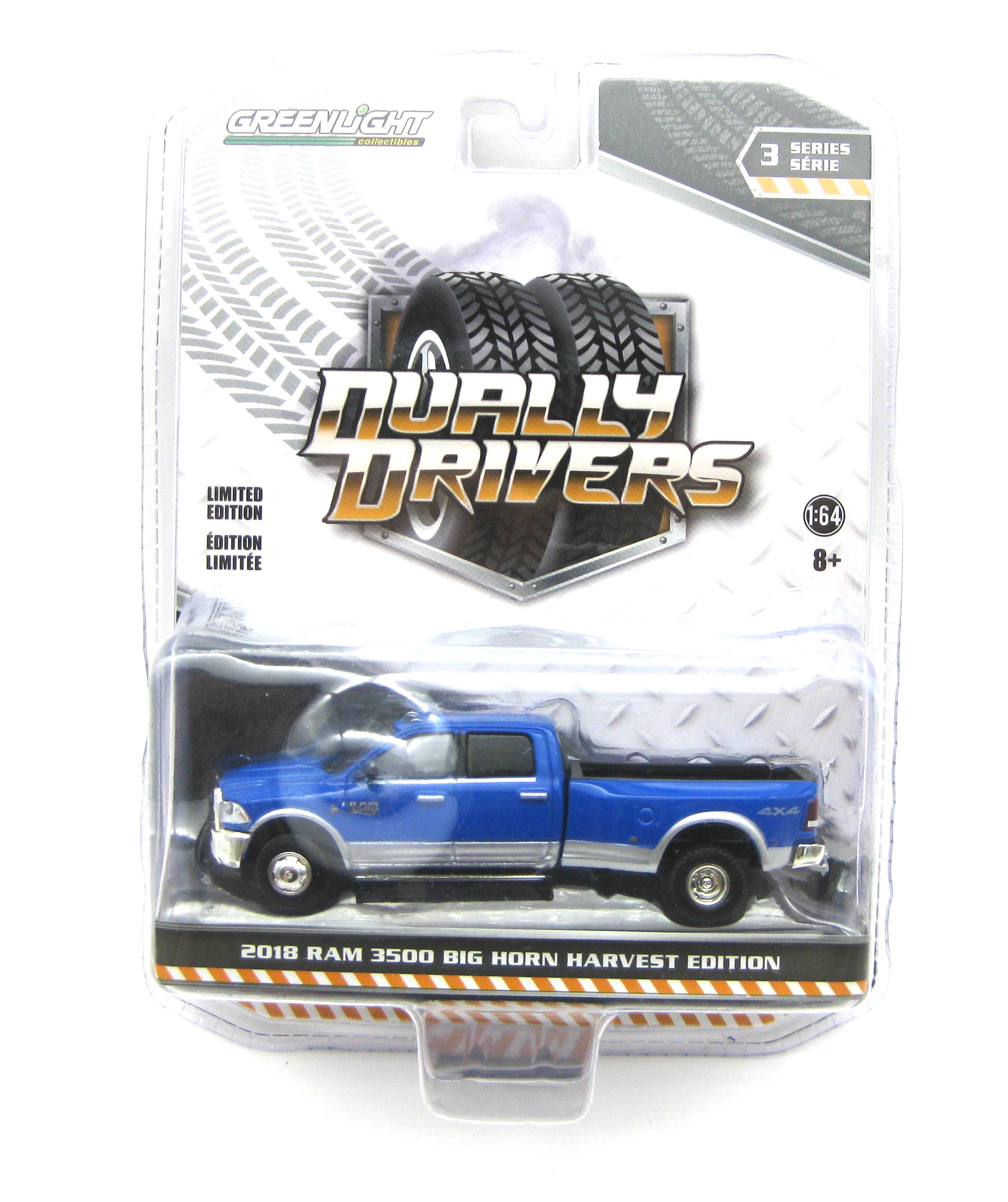 Greenlight 2018 Dodge RAM 3500 Big Horn Harvest Edition blau Dually ...