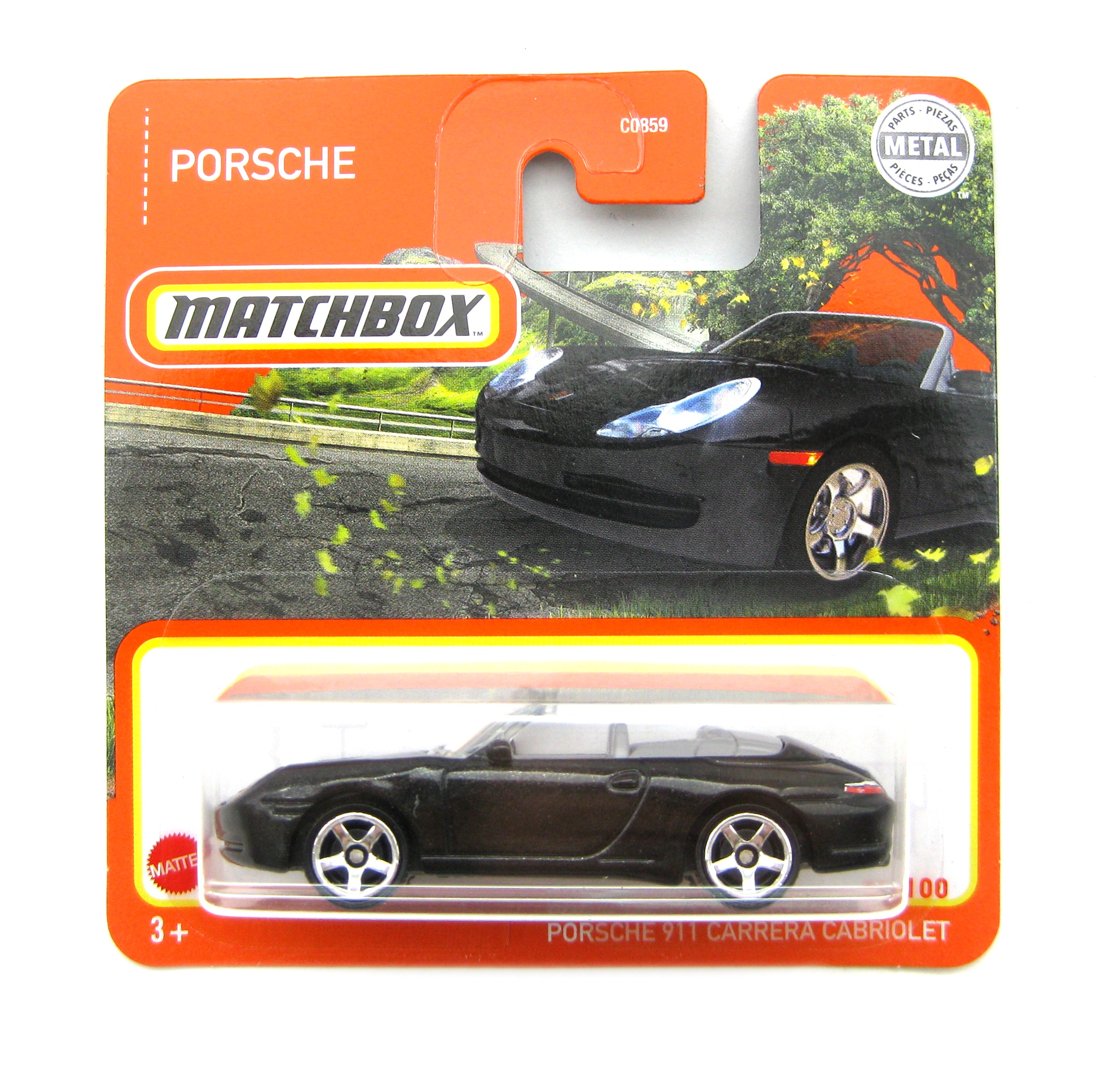 Matchbox Porsche 911 Carrera Cabriolet schwarz 1:64 | Modelle Alles Gute