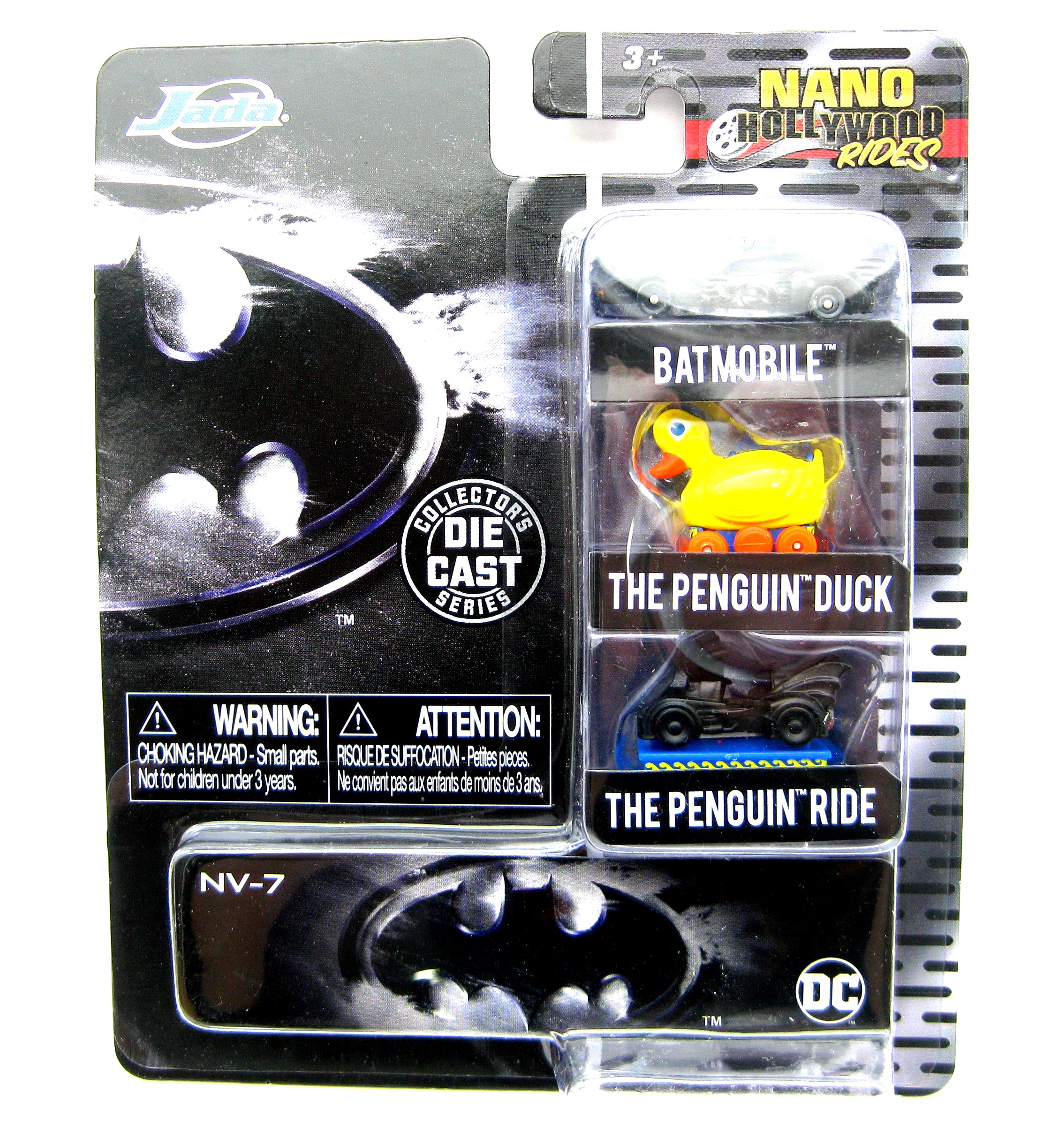 Jada Batman return Nano Hollywood Rides 3-Pack Batmobile, The Penguin ...
