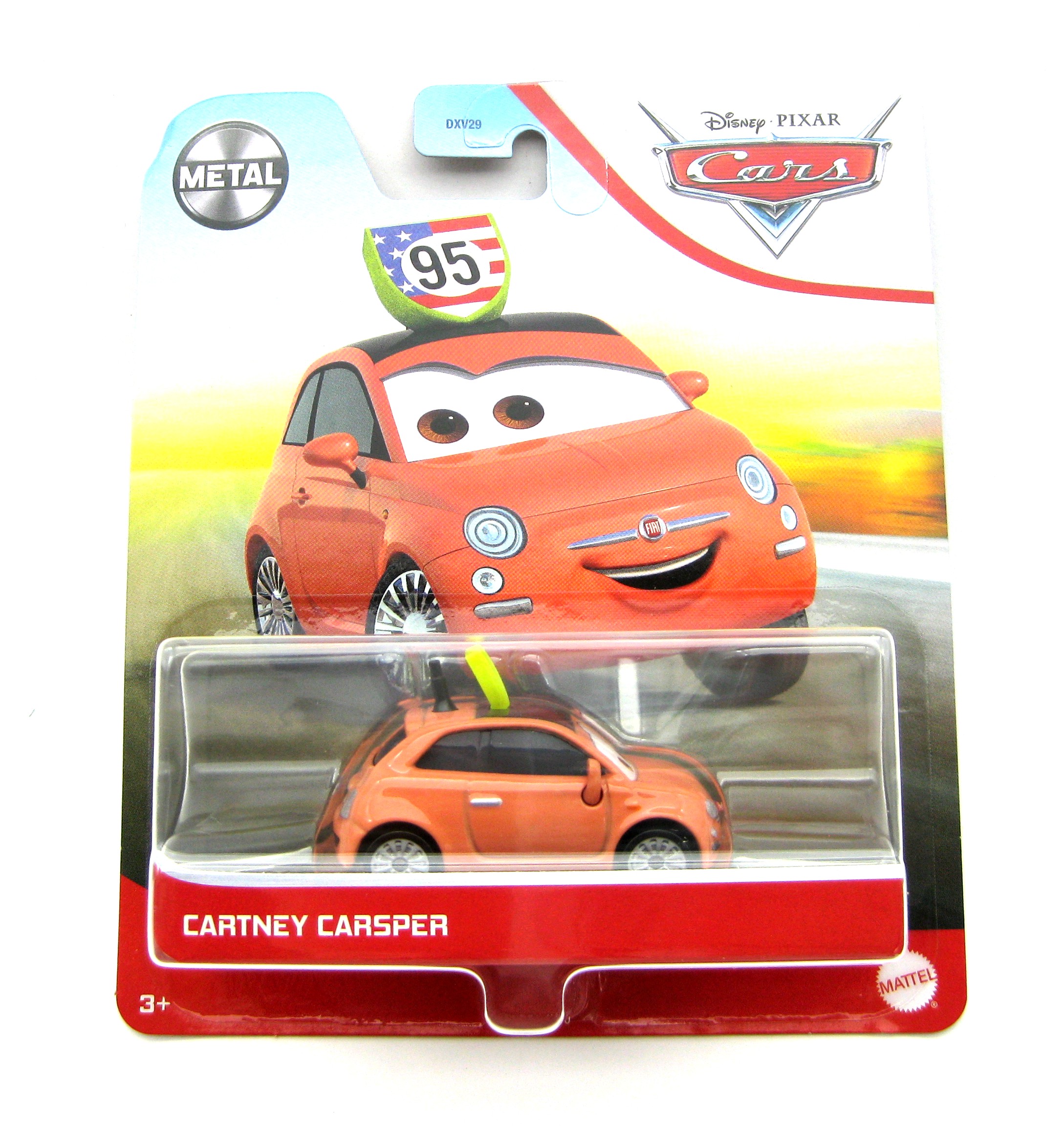 Mattel Disney Cars Cartney Casper Metal orange 1:55 | Modelle Alles Gute