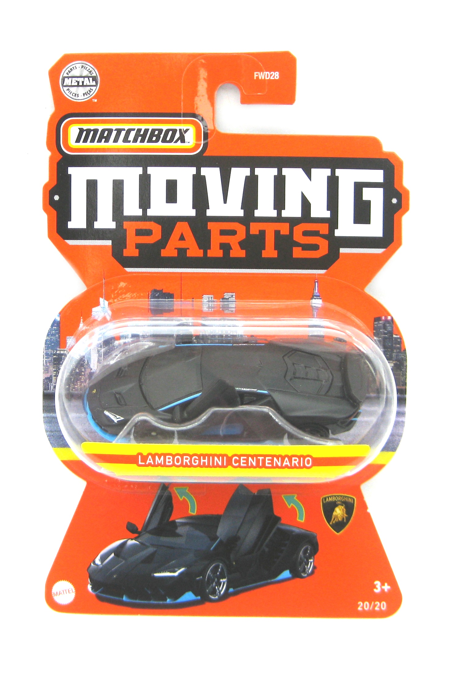 Matchbox Lamborghini Centenario mattschwarz 1:64 | Modelle Alles Gute