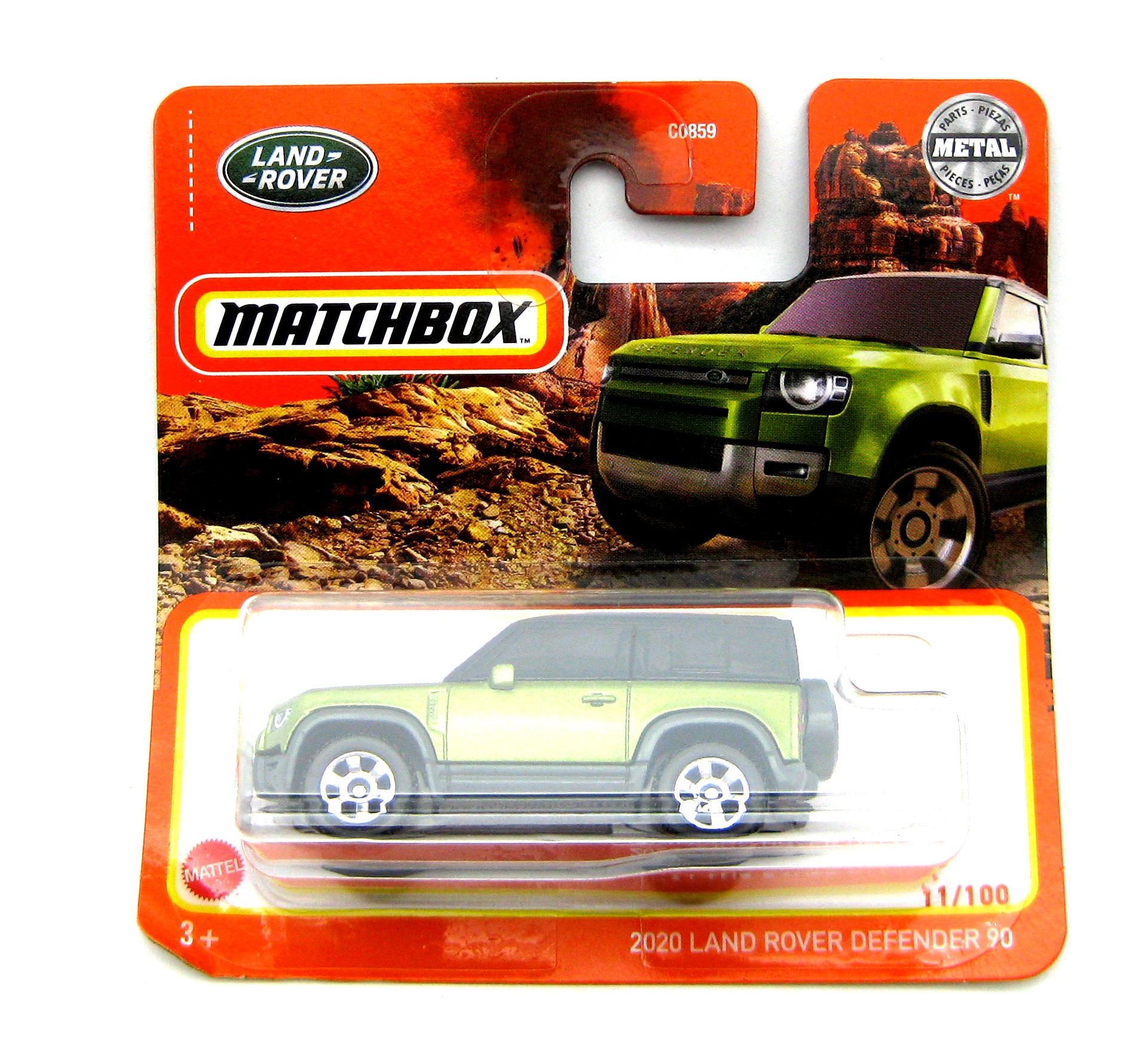 Matchbox Land Rover Defender 90 2020 grün 1:64 | Modelle Alles Gute