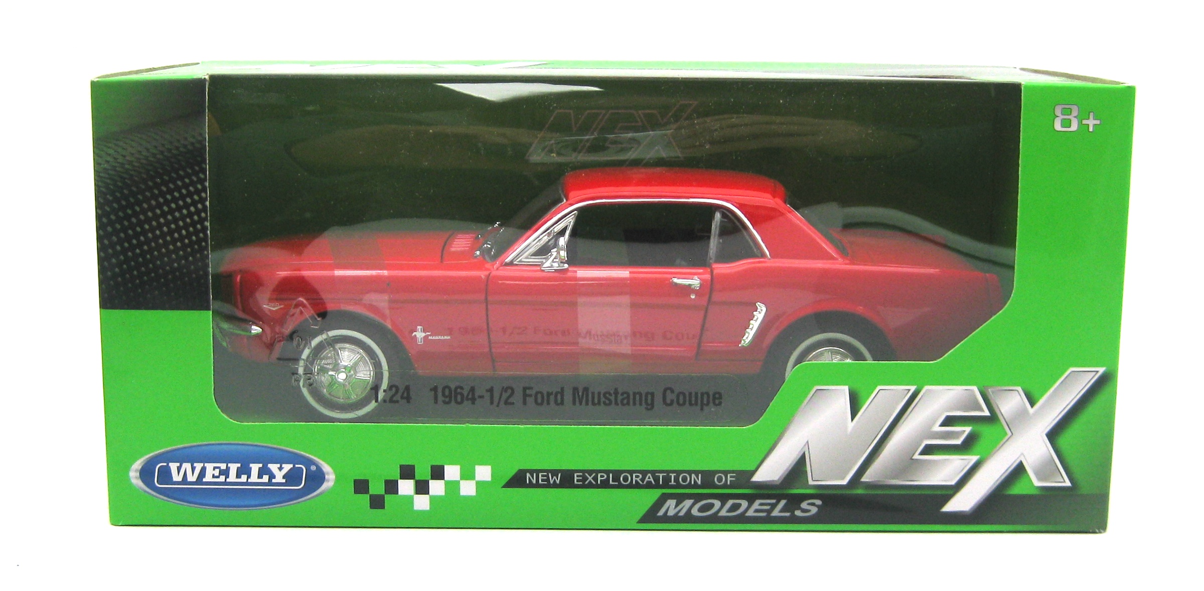 Welly Ford Mustang Coupe 1964 rot 1:24 | Modelle Alles Gute
