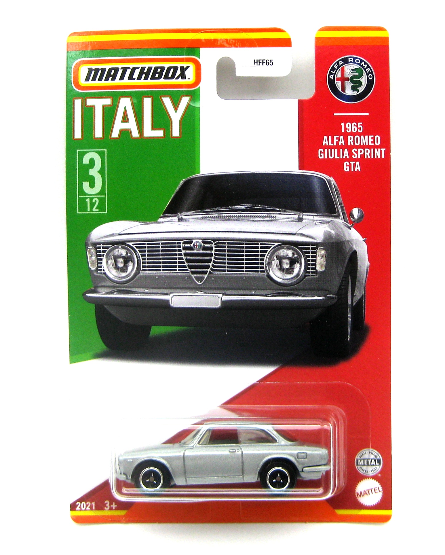 Matchbox Alfa Romeo Giulia Sprint GTA Italy 1965 silber 1:64 | Modelle ...