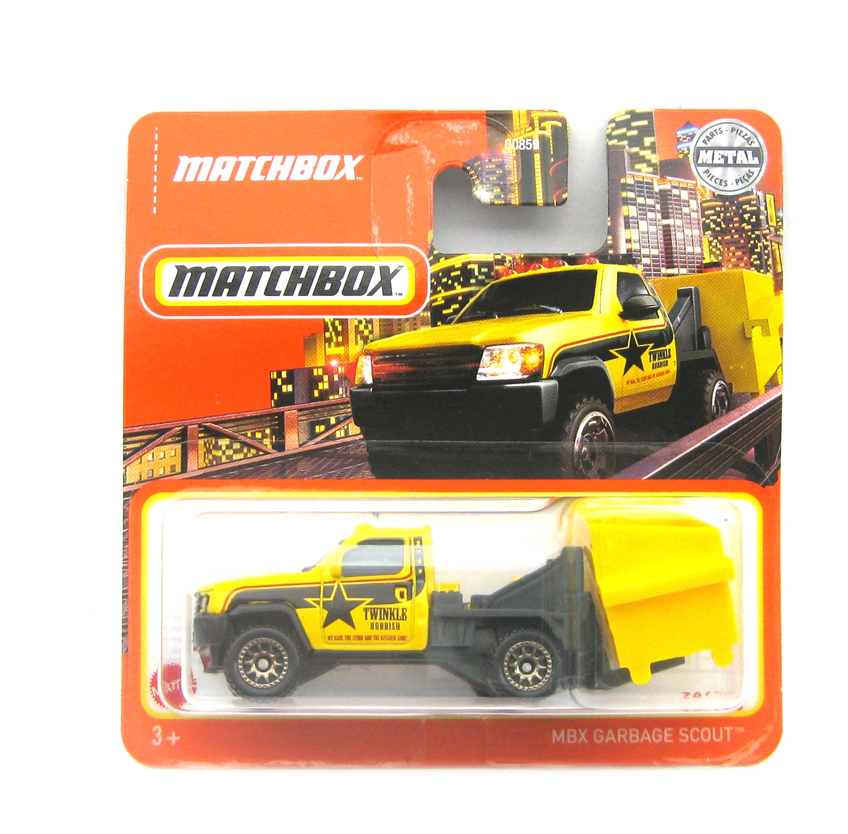 Matchbox MBX Garbage Scout gelb 1:64 | Modelle Alles Gute