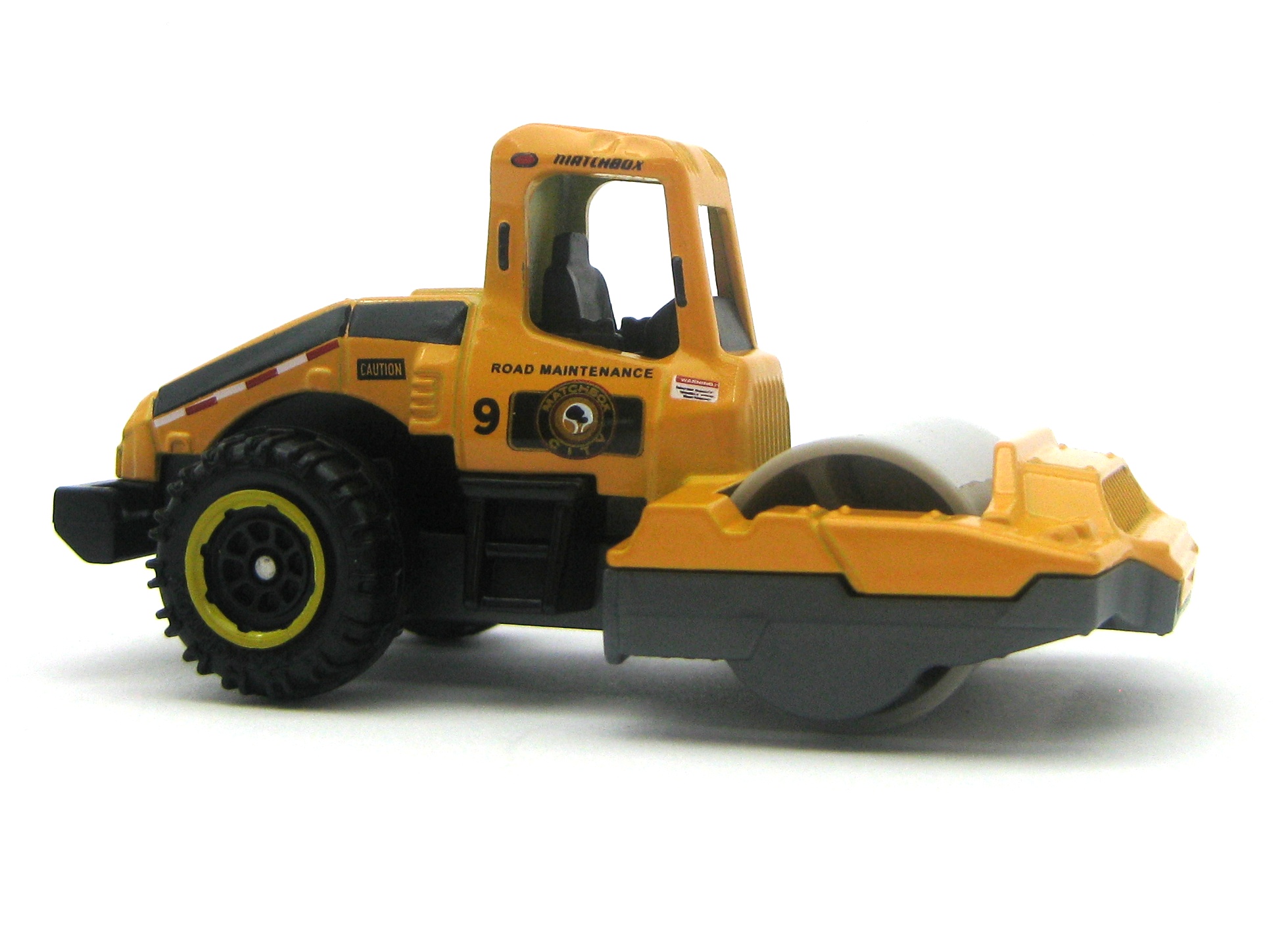 Matchbox Road Roller 4/100 gelb 1:64 | Modelle Alles Gute