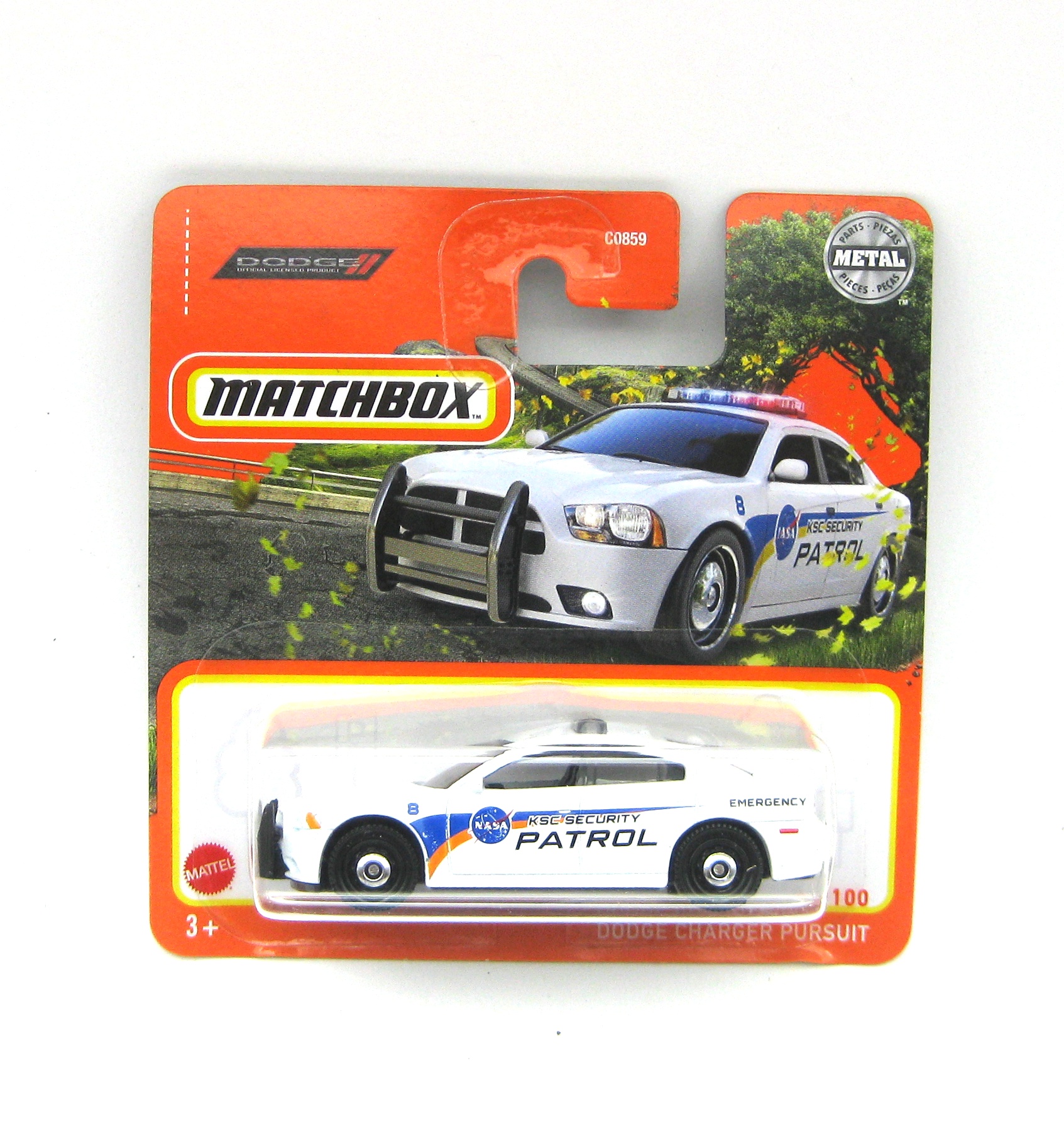 Matchbox Dodge Charger Pursuit KSC Security Patrol 86/100 weiß 1:64 ...
