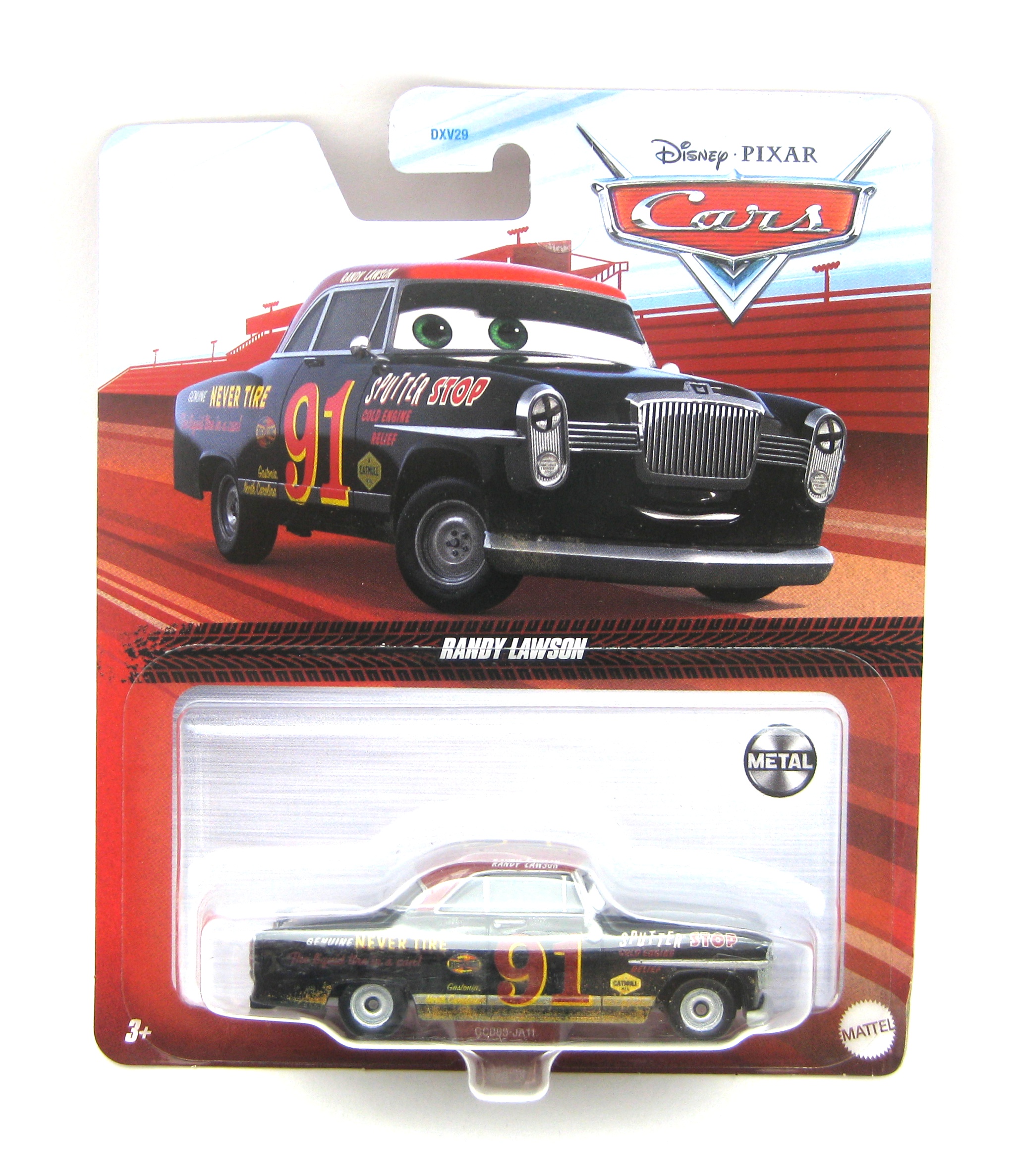 Mattel Disney Cars Randy Lawson schwarz rot 1:55 | Modelle Alles Gute