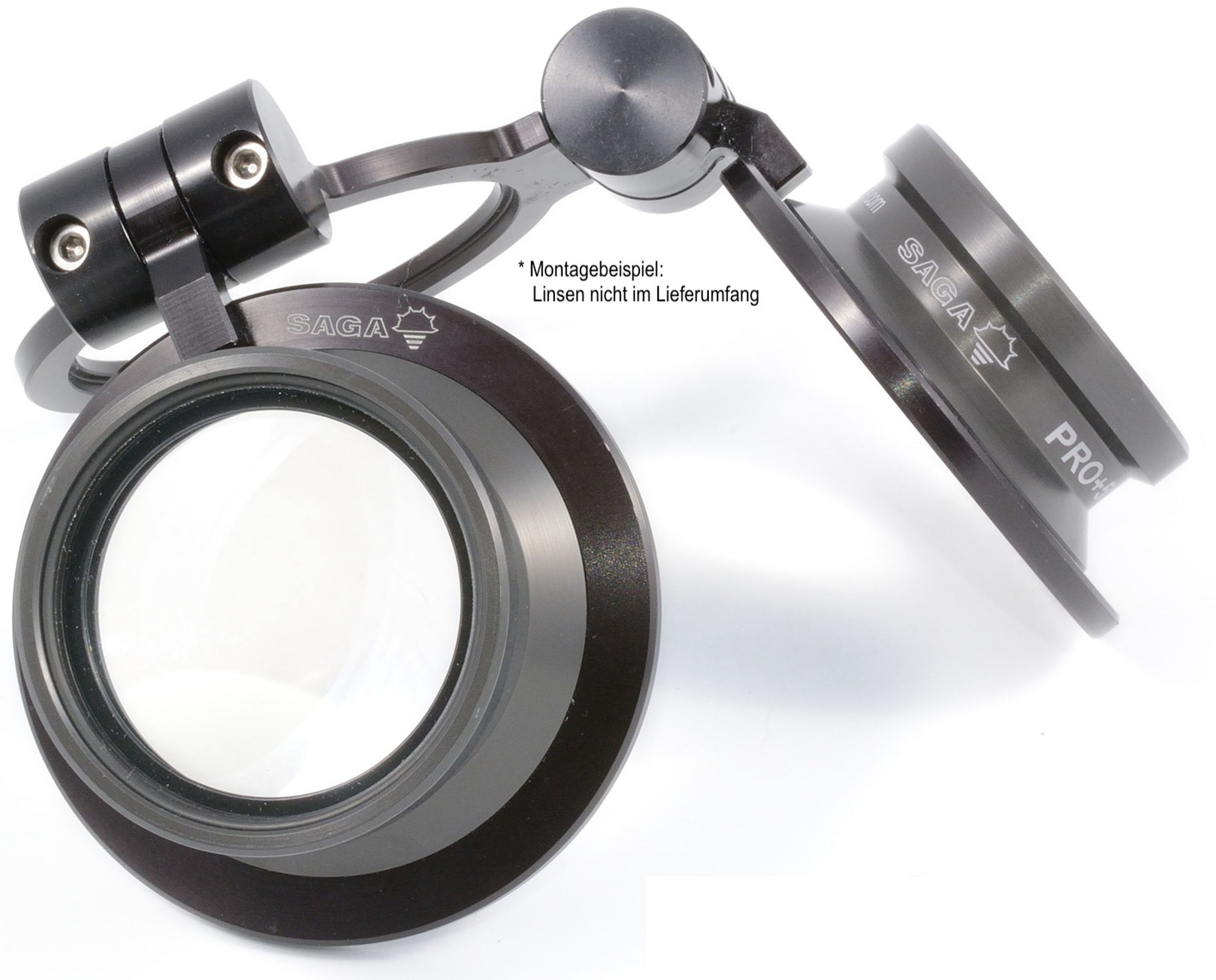 SAGA 67 mm Magnet Doppel Klaphalter Schwenkadapter M67 Flip Lens Holder