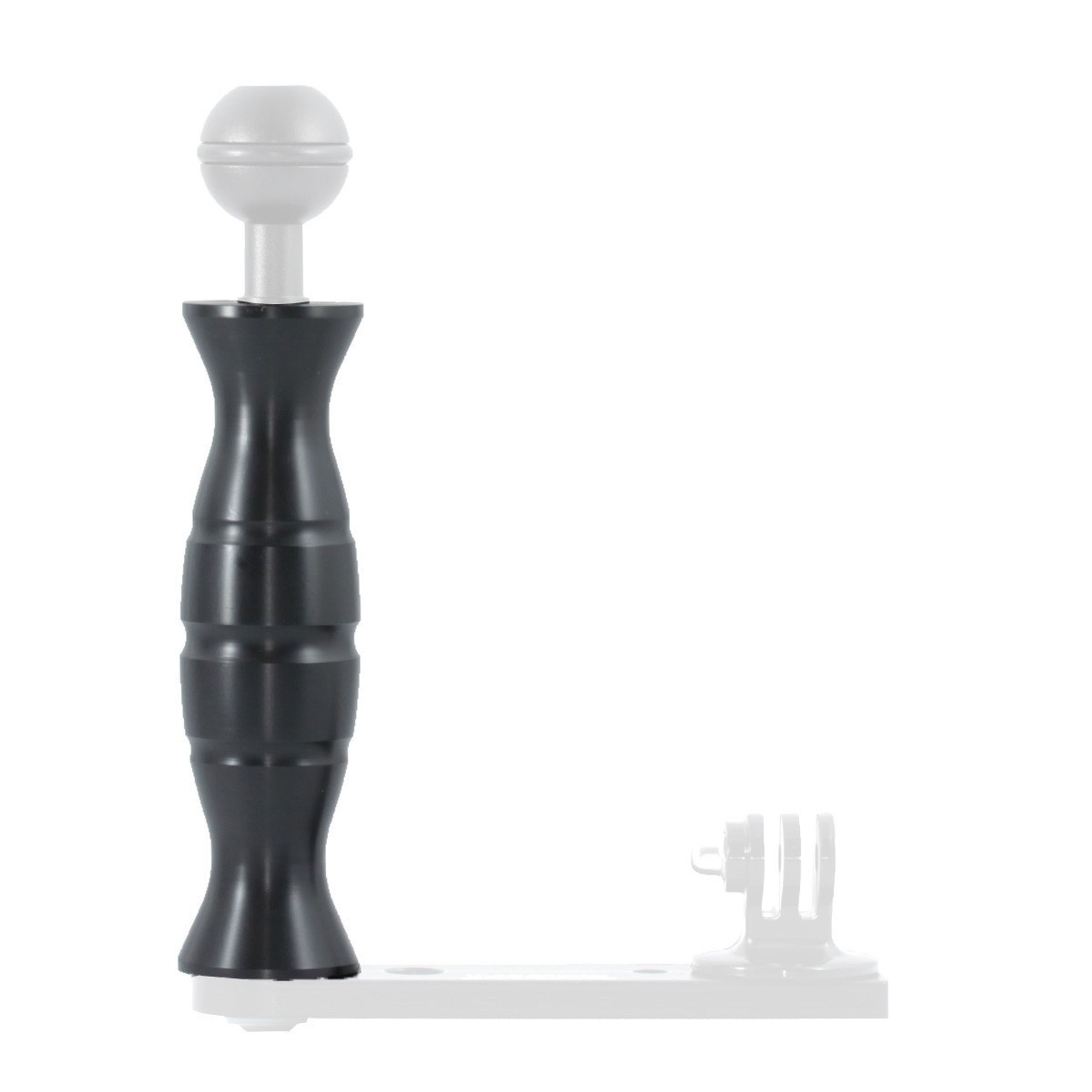 Hydronalin Handgriff für Tauchstative & GoPro mit Kugel, loc-line oder M6