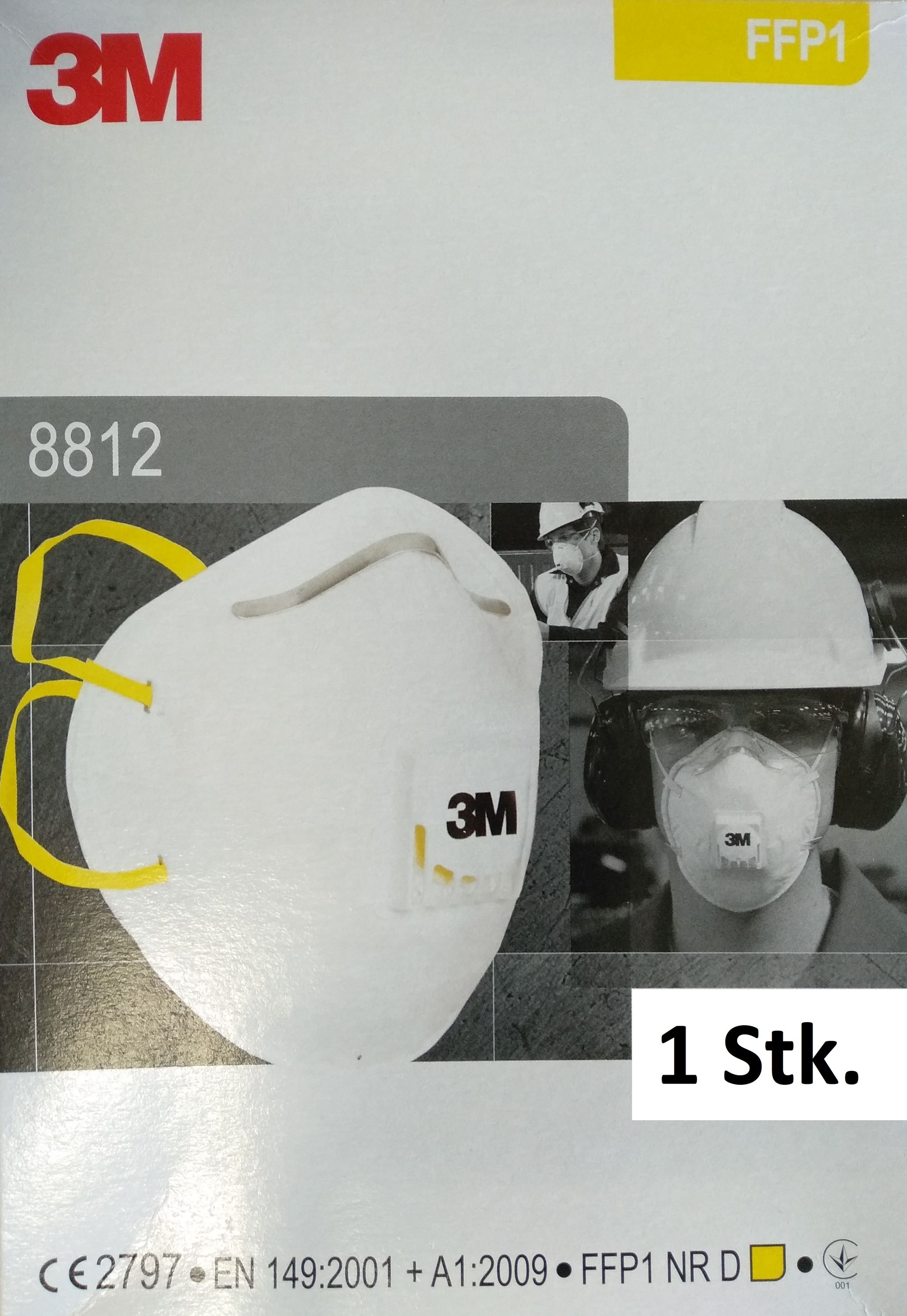 3M 1 Stk. Atemschutzmaske 8812 FFP1 NR D | norsGAAD.de
