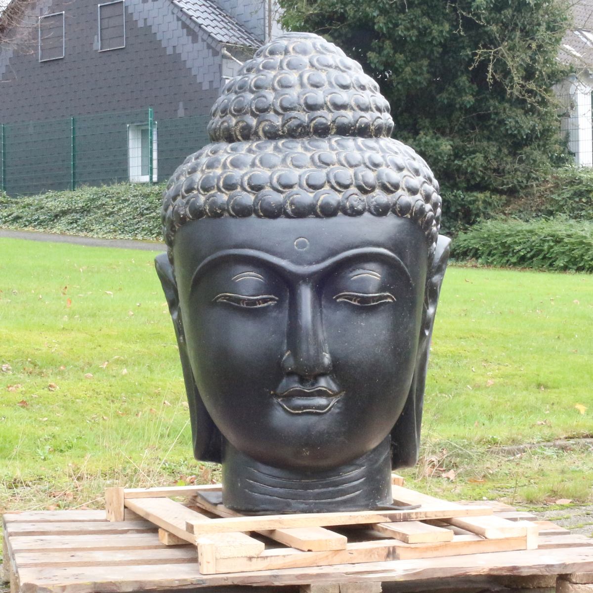 Fabelhafte Buddha Kopf Garten 100cm Bilder