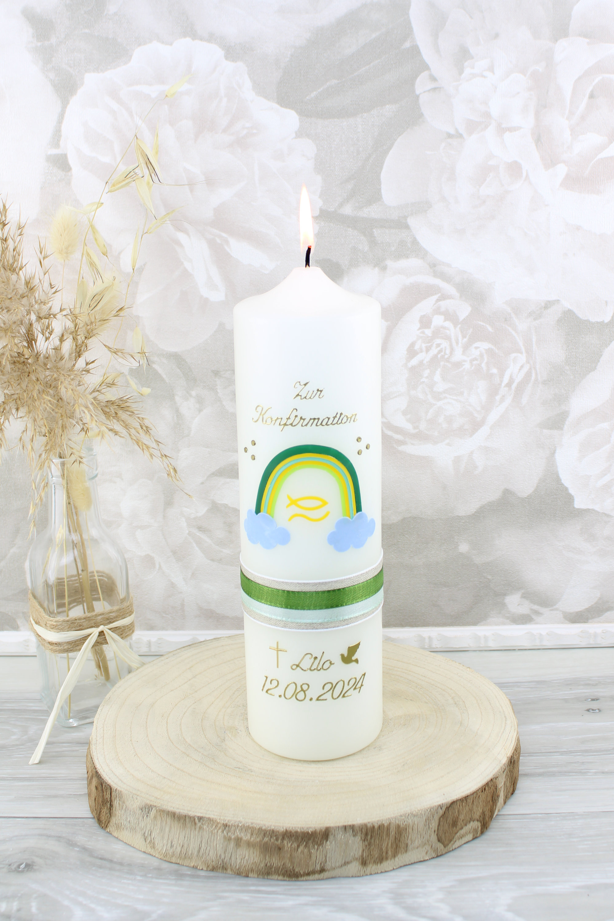 Konfirmationskerze LILO 2356 | christ-kerzen.de