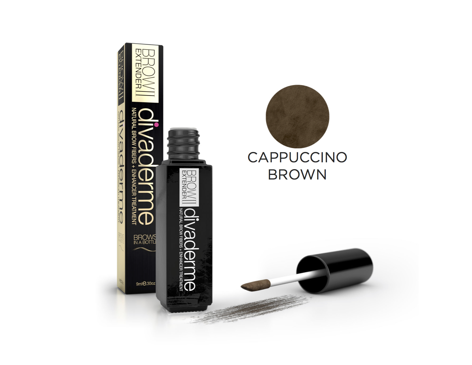 Divaderme Brow Extender II Augenbrauenpuder Cappuccino Brown online ...