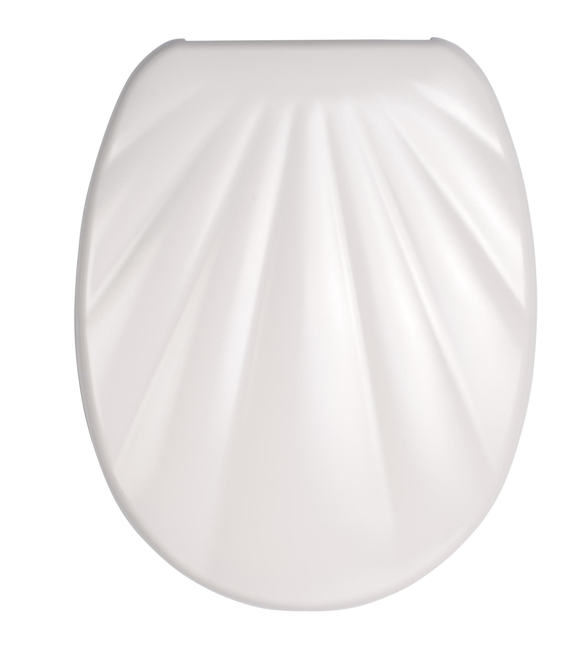 WC-Sitz Shell mit Soft-Close weiß | Badshop24