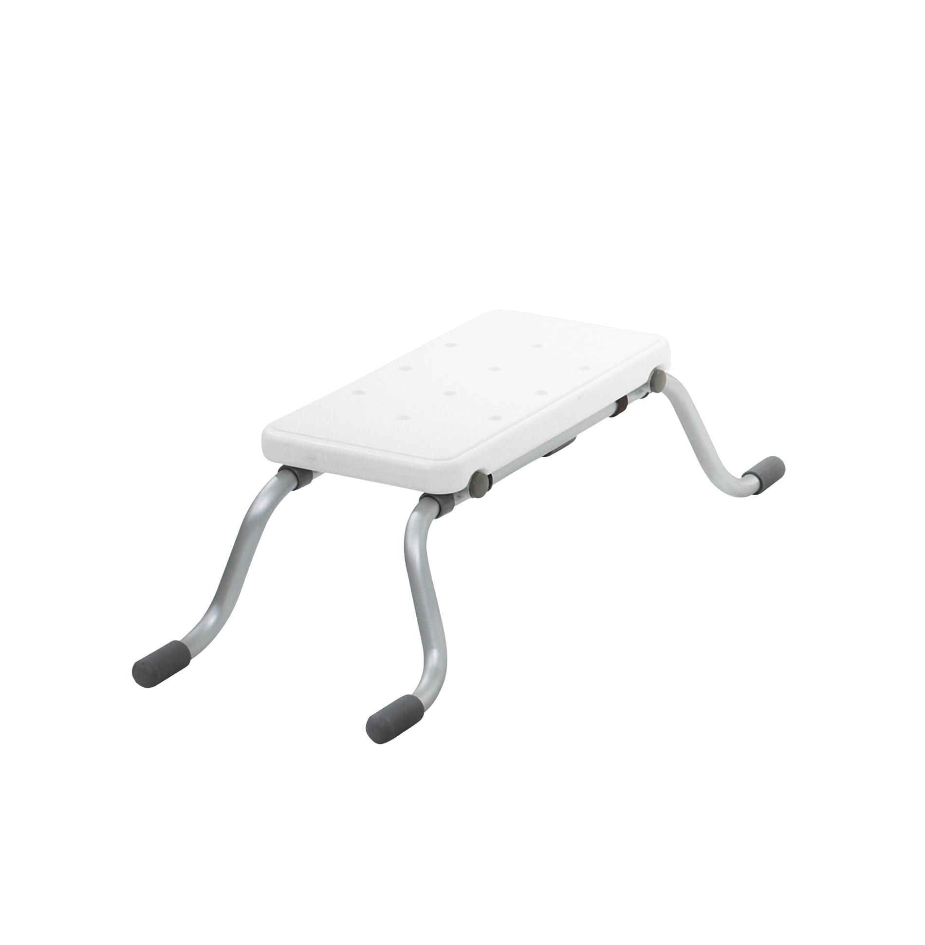 Badewannen-Sitz / -Schemel Sid, weiß, PE / Aluminium | Badshop24