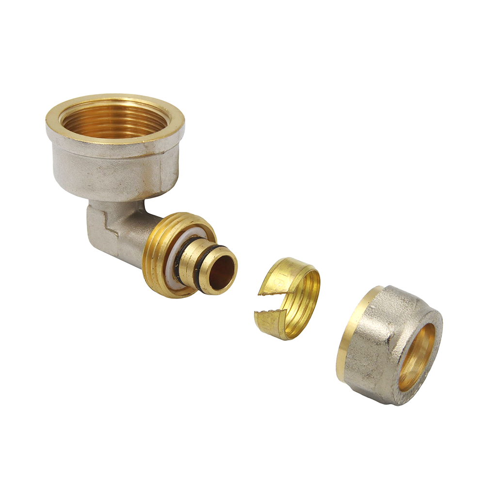 [Paket] Pipetec Klemmring Winkel 90 Grad IG 3/4 Zoll in verschiedenen Größen | Stabilo Sanitär