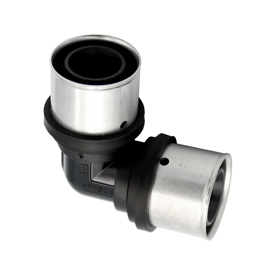 Press-Winkel 90° PPSU für Aluverbundrohr TH + U Profil DVGW in verschiedenen Größen | Stabilo ...