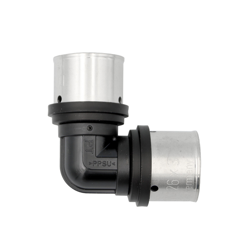 Press-Winkel 90° PPSU für Aluverbundrohr TH + U Profil DVGW in verschiedenen Größen | Stabilo ...