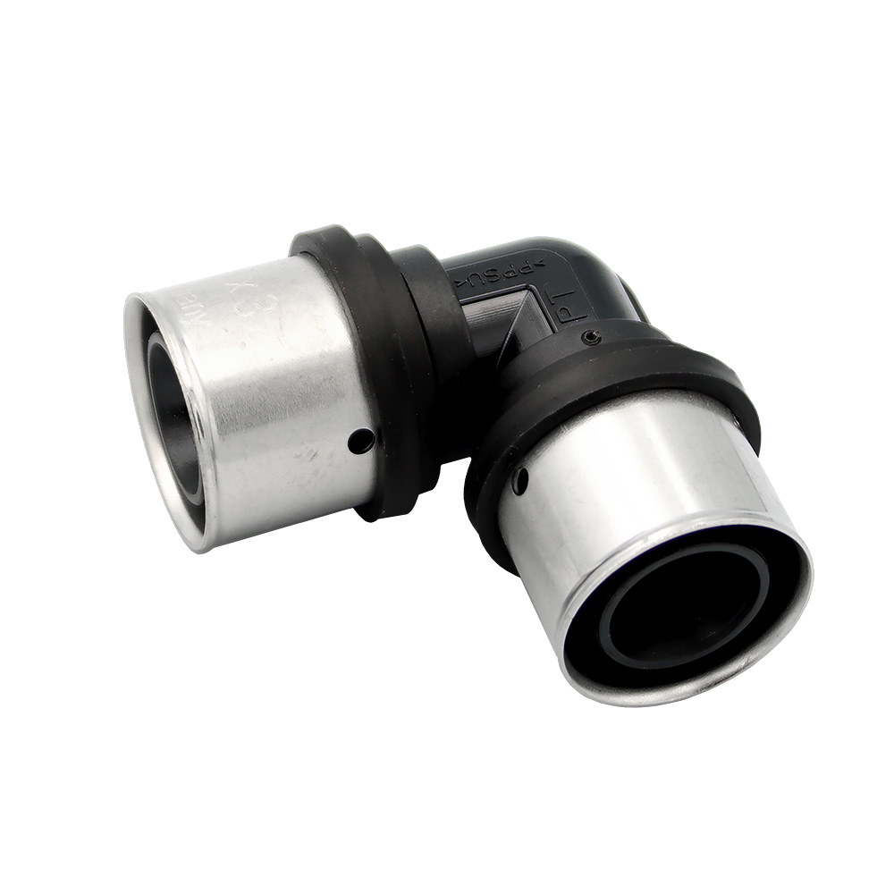 Press-Winkel 90° PPSU für Aluverbundrohr TH + U Profil DVGW in verschiedenen Größen | Stabilo ...