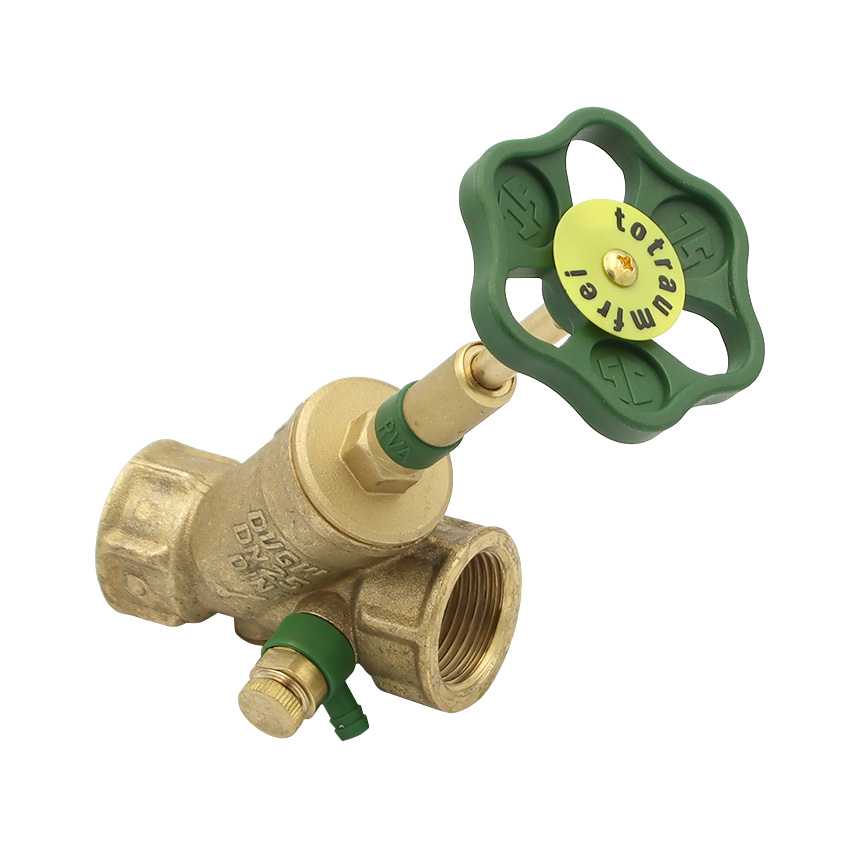 KFR-Ventil 1/2" bis 2" mit Prüfschraube Muffenanschluss mit Dämmschale ...