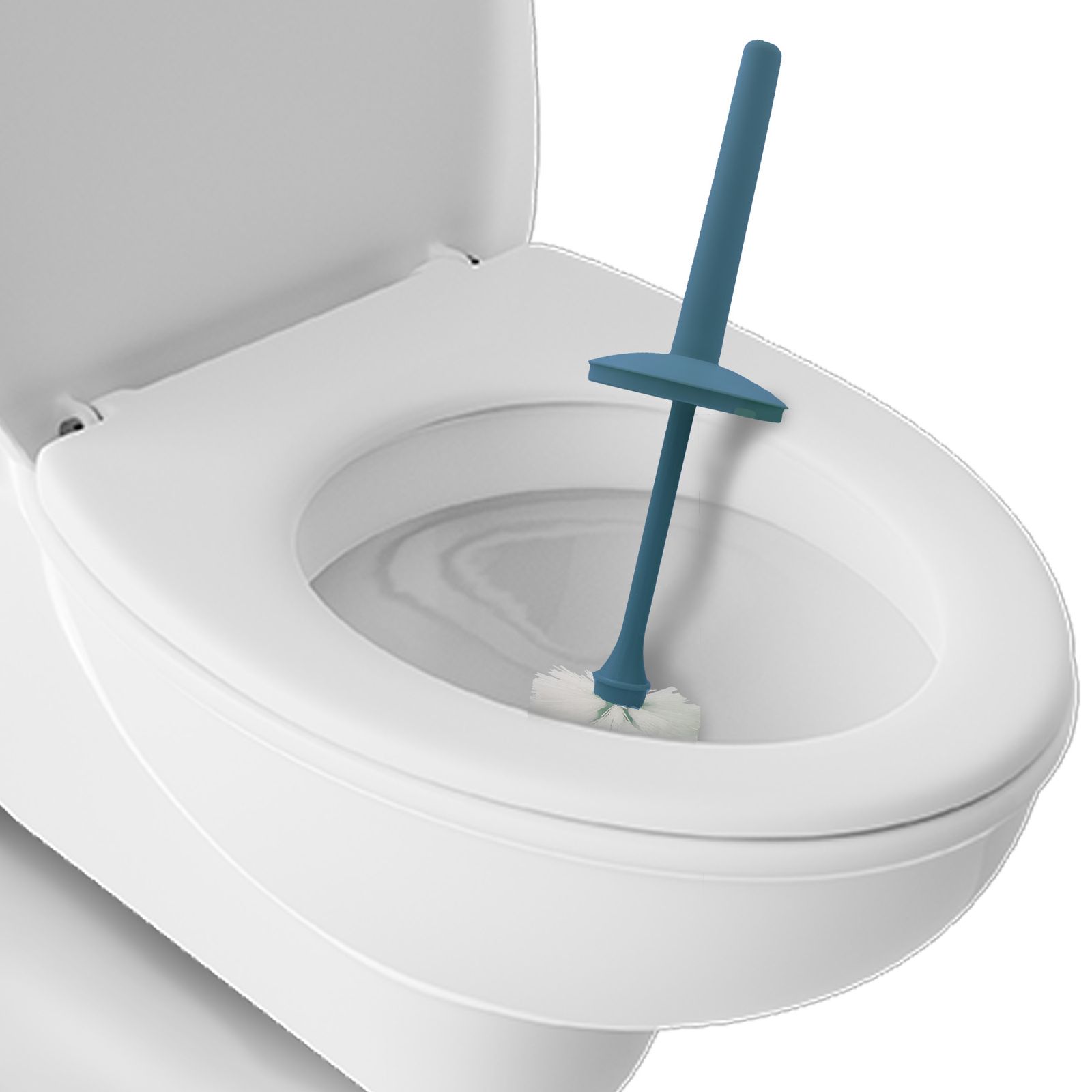 Toilettenbürste und Halter "PINO" Blau | Stabilo Sanitär
