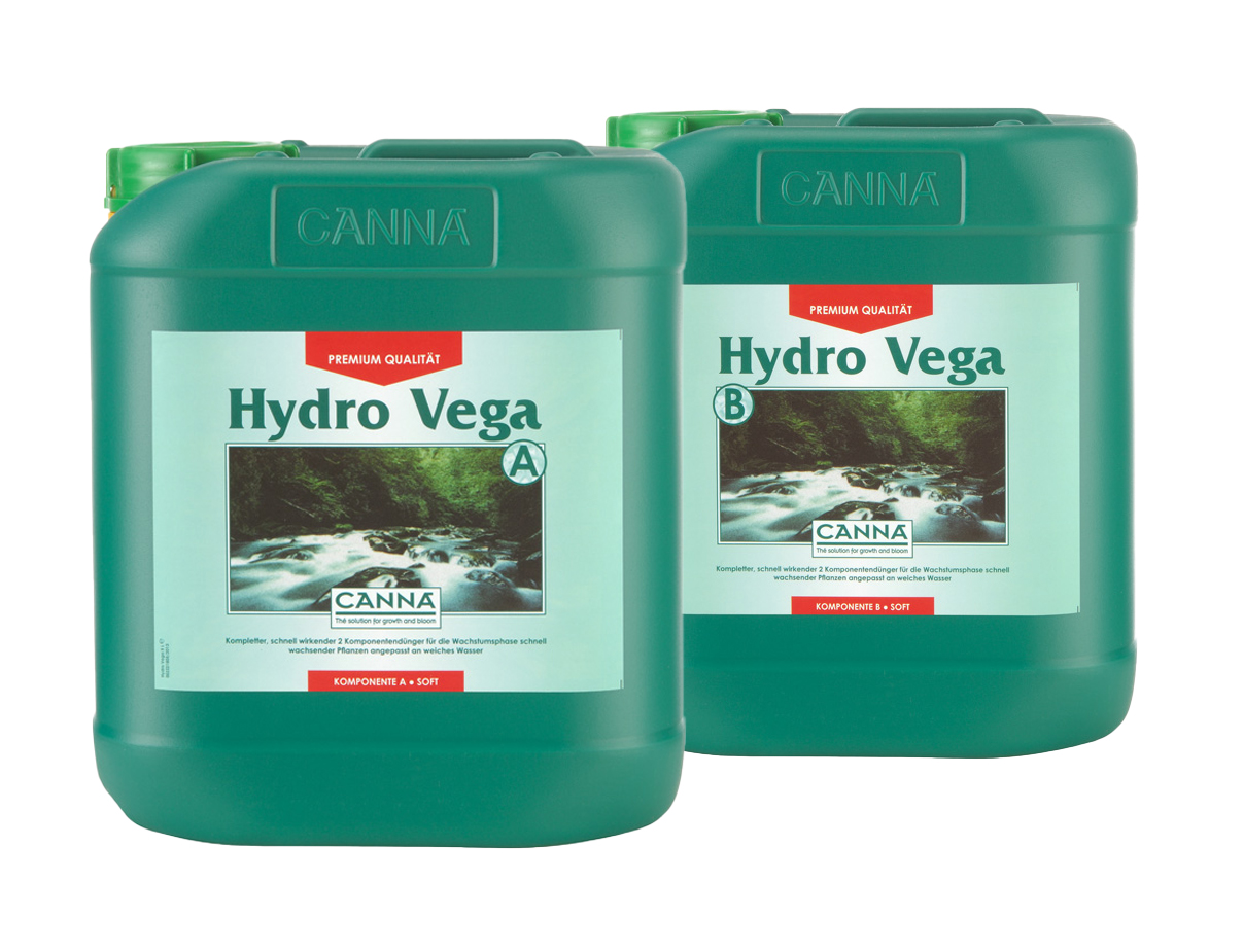 CANNA Hydro Vega A und B soft, je 5 l | Wachstumsdünger für Hydroponik ...