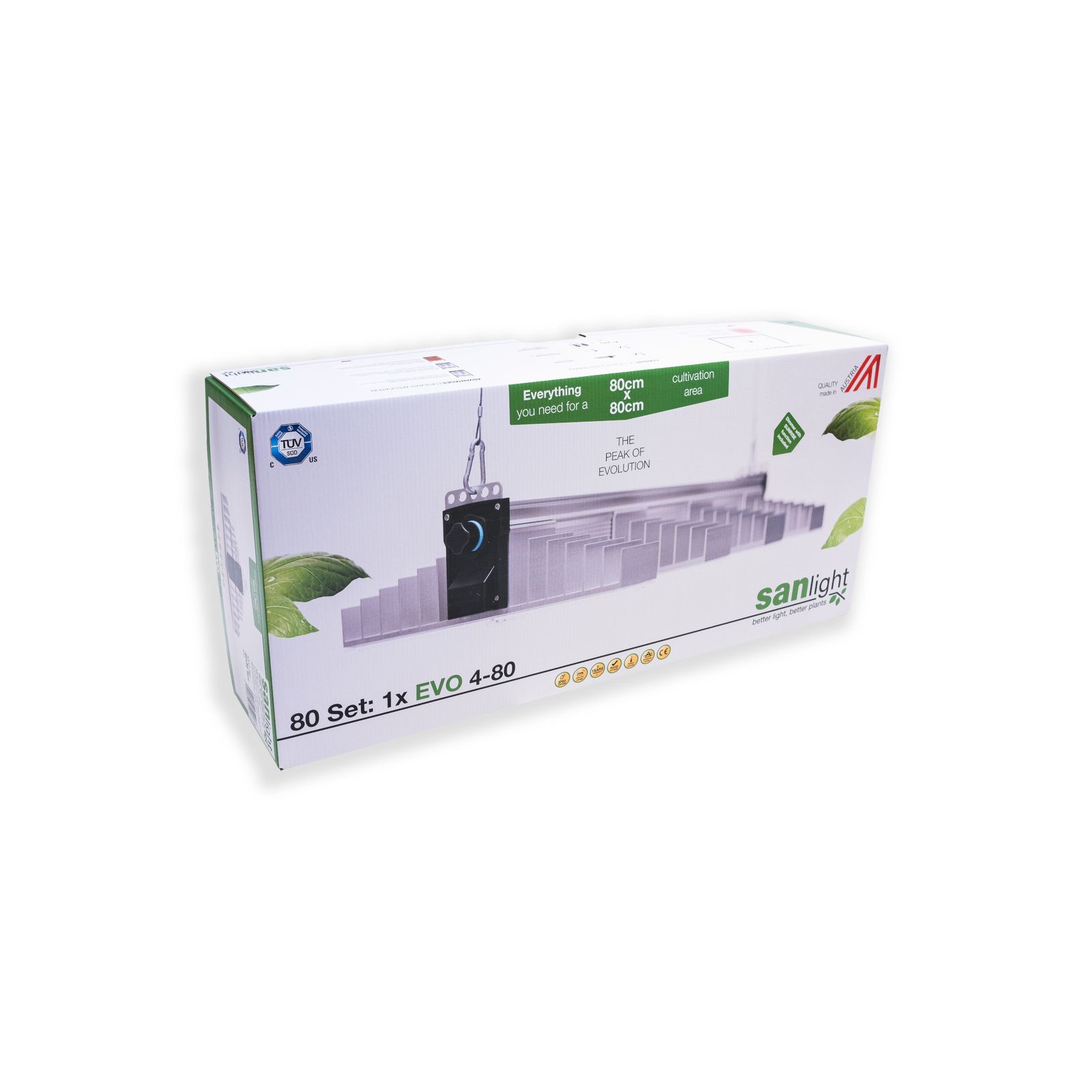 EVO Set. 80 x 80 cm | LED Beleuchtungsset von SANlight