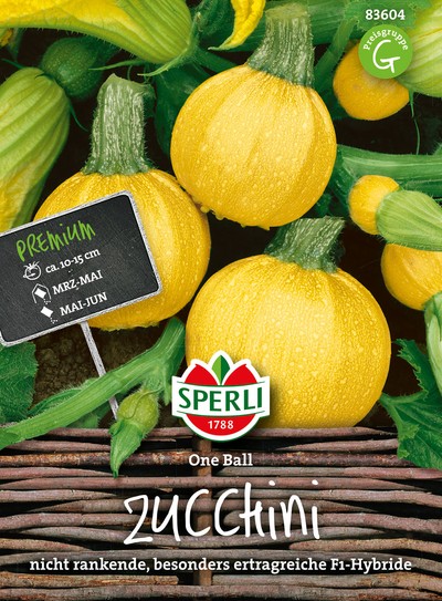 Zuchini Saatgut Ertragreich Zucchini Rund Runde Zucchini 83578 Sperli ...