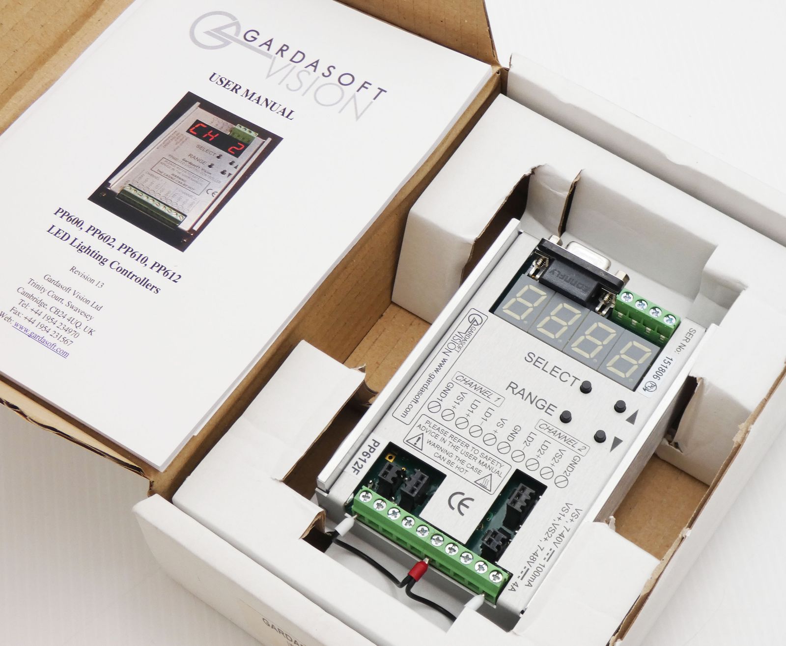 Gardasoft VISION PP612F LED Lighting Controller for Machine Vision ...