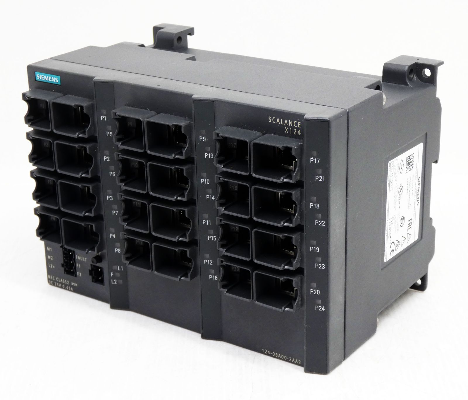 Siemens Simatic Net Scalance X124 6GK5124-0BA00-2AA3 Version: 02 ...