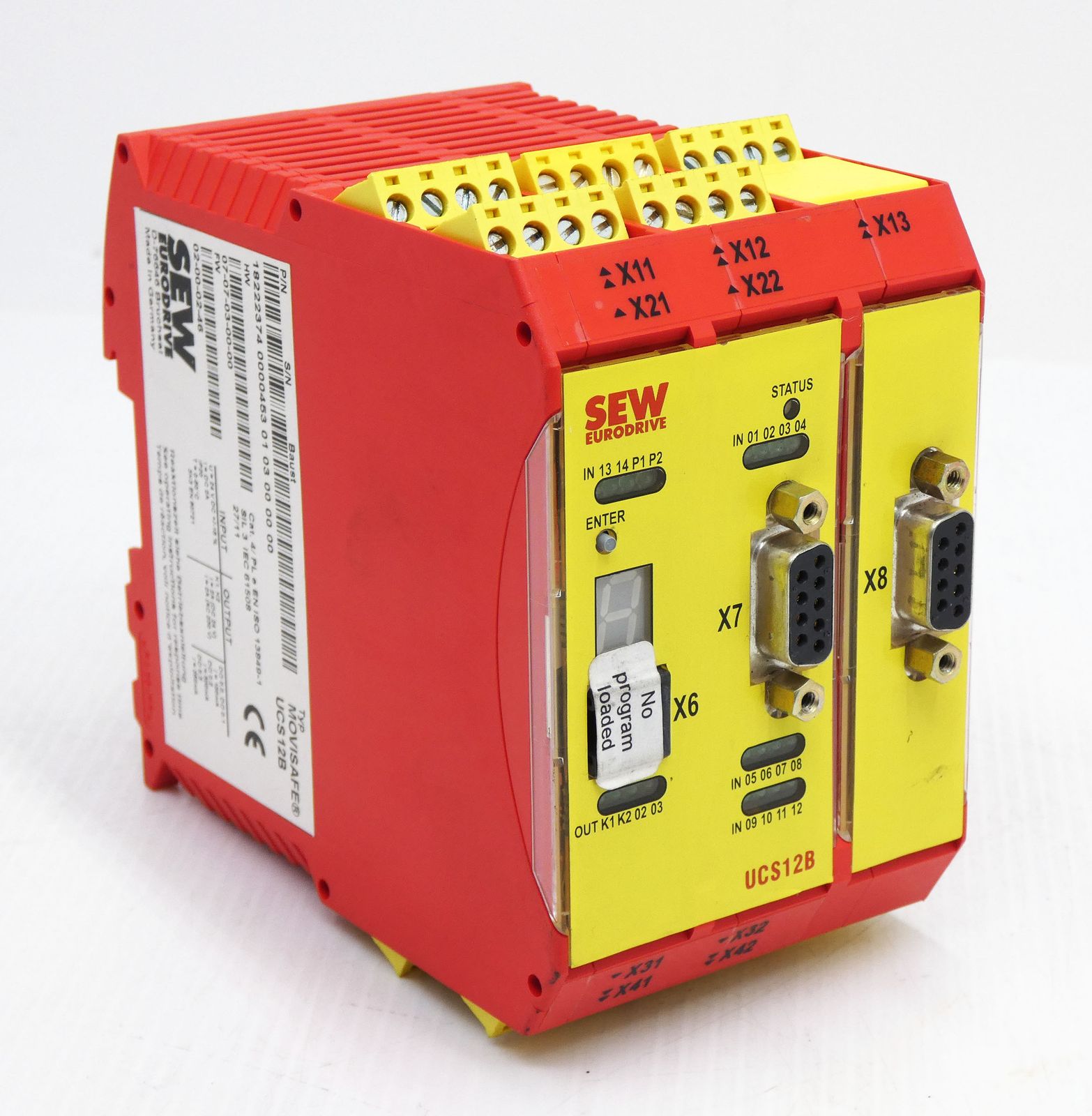 SEW Eurodrive MOVISAFE UCS12B UCS-12-B 18222374 Sicherheitsmodul -used1 ...