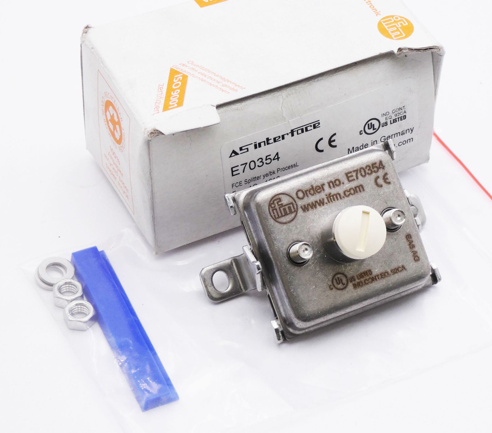 Ifm electronic E70354 T-Verteiler V4A FCE Splitter -unused/OVP ...