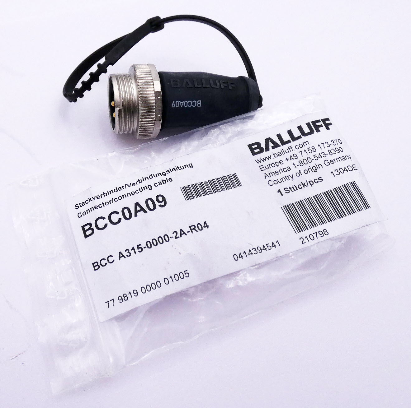 Balluff BCC0A09 BCC A315-000-2A-R04 Steckverbinder -unused- | Maaslos ...