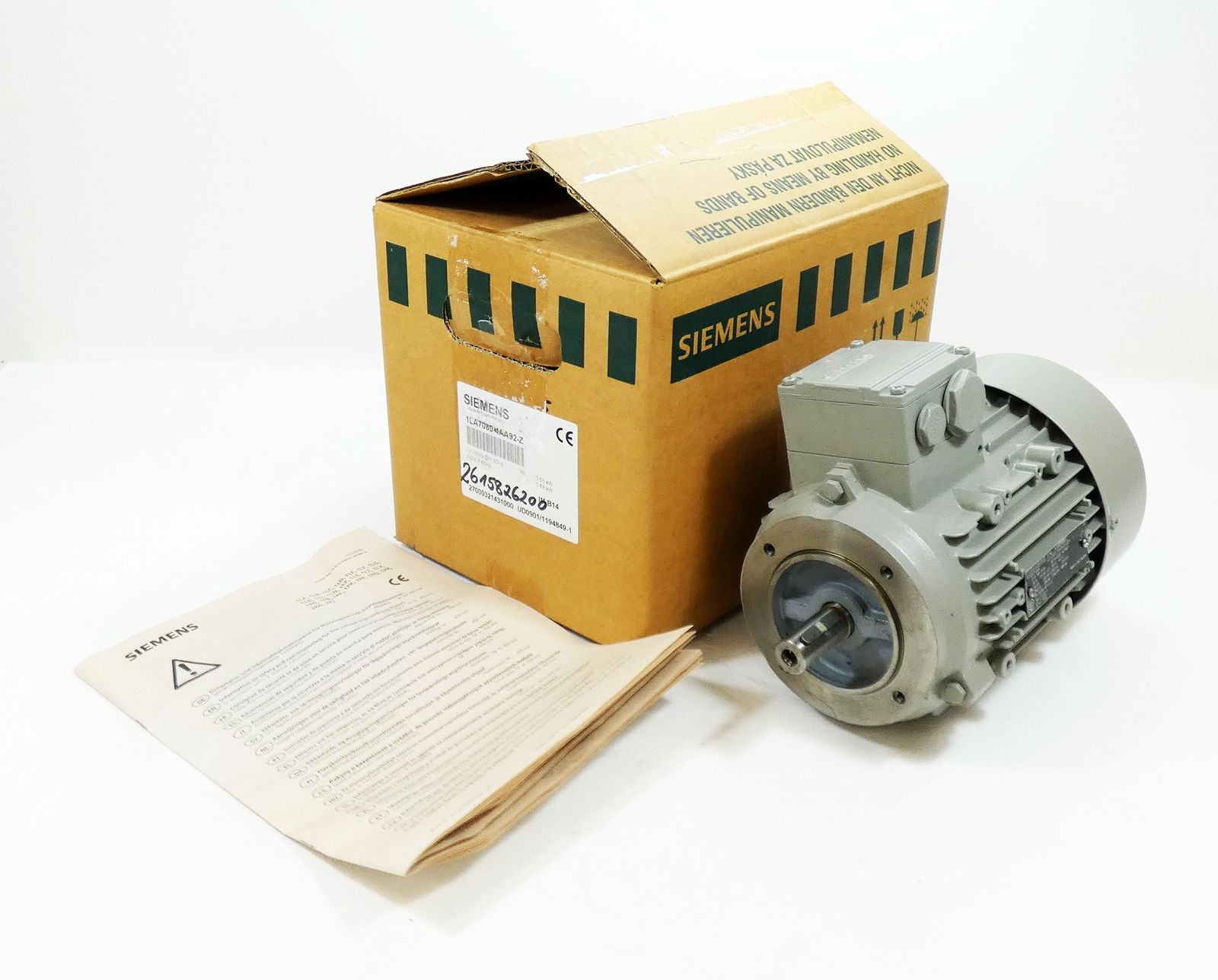 Siemens 1LA7080-4AA92-Z 550W 1395rpm Standardmotor -unused/OVP ...