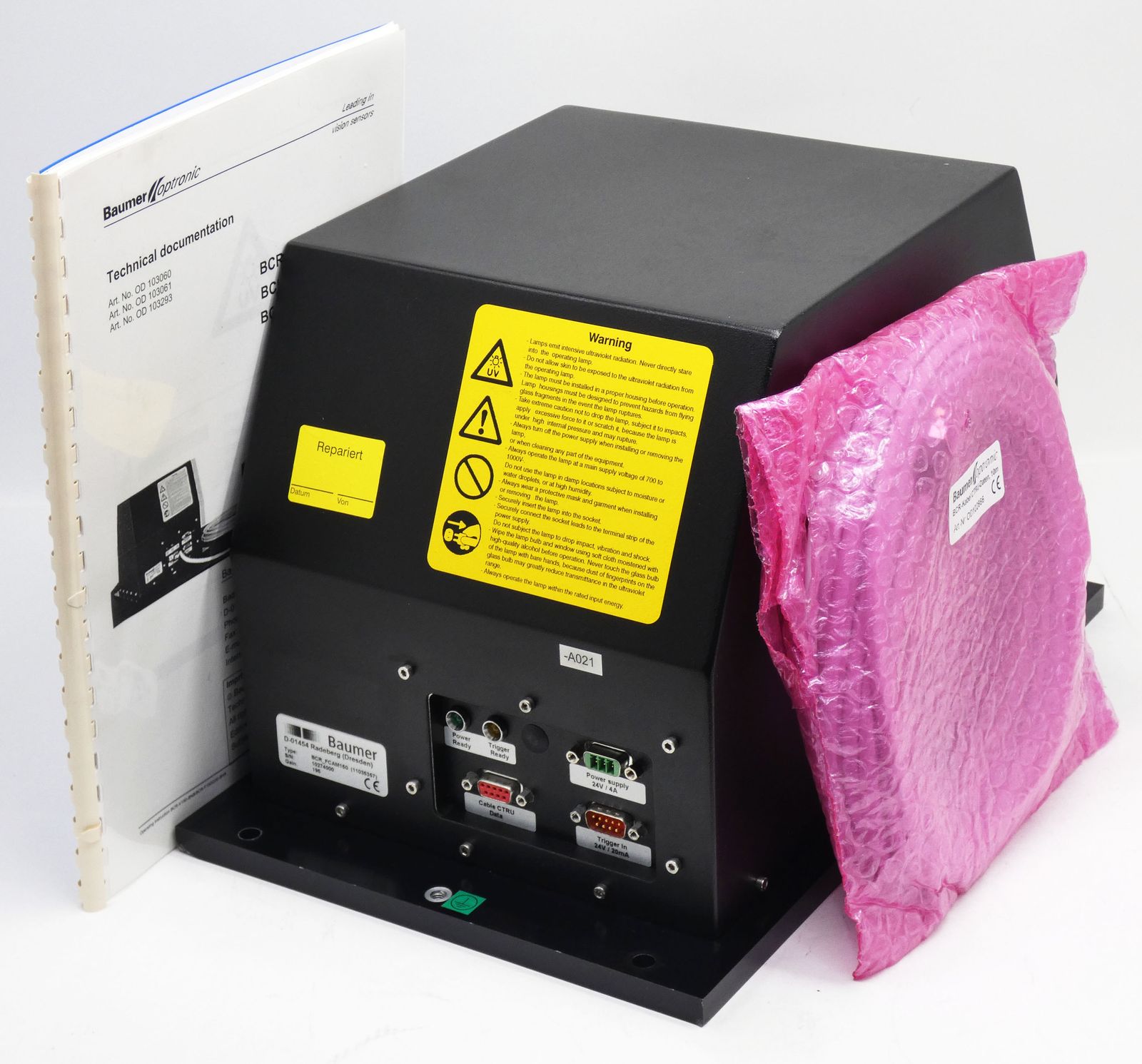 Baumer optronic BCR_FCAM150 11035357 Barcode Reader -used- | Maaslos ...