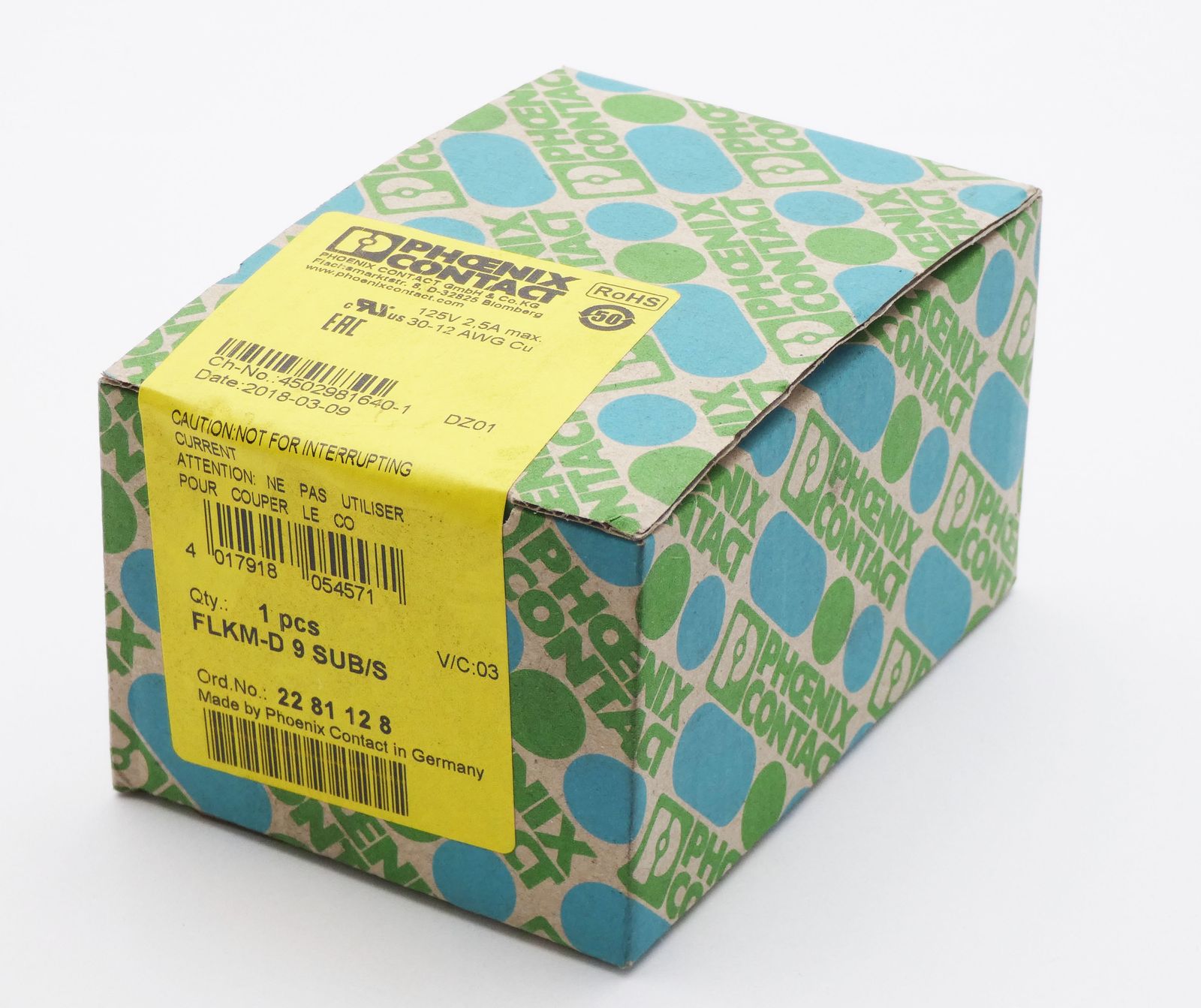 Phoenix Contact FLKM-D 9 SUB/S 2281128 Übergabemodul -sealed- | Maaslos ...