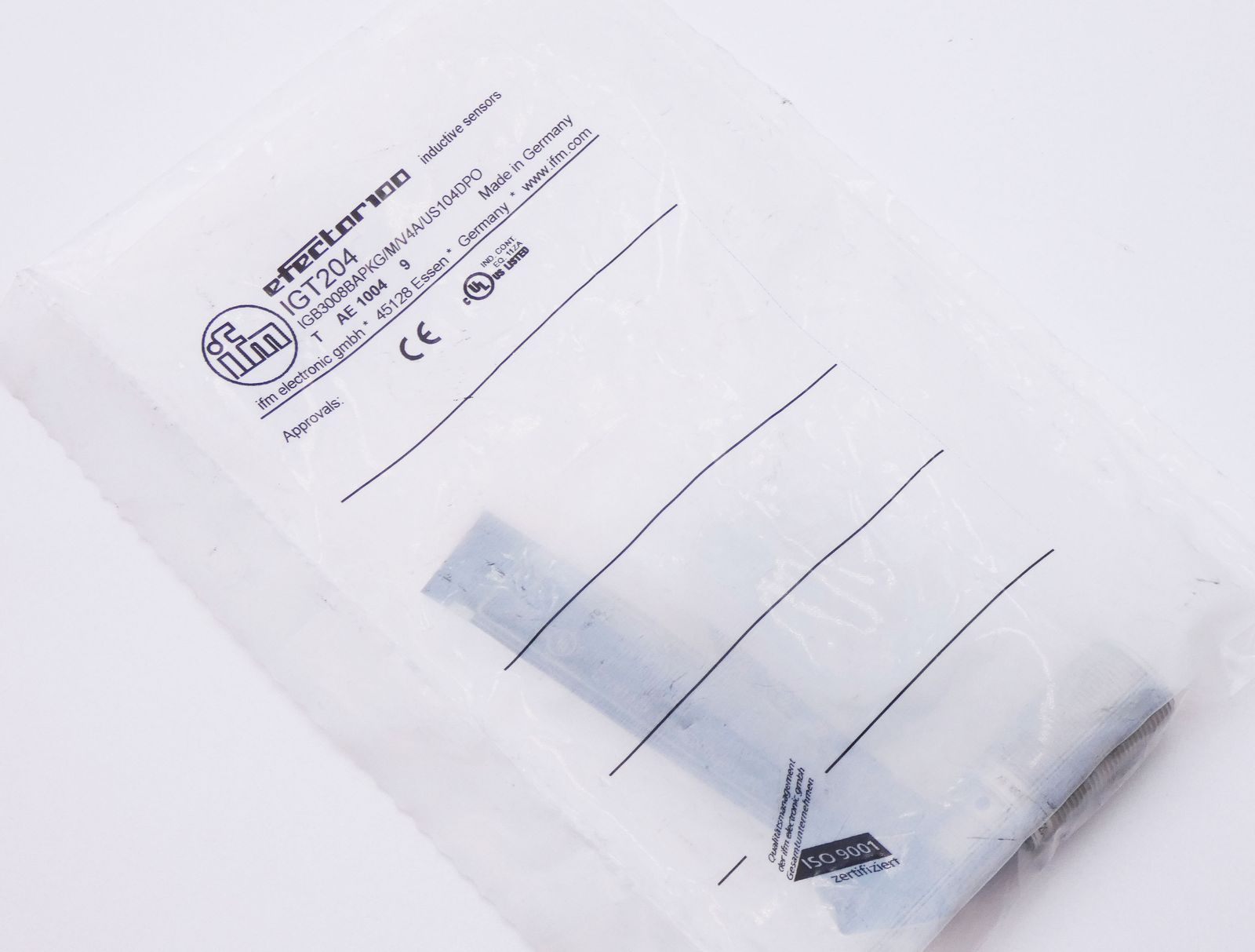 Ifm efector100 IGT204 IGB3008BAPKG/M/V4A/US104DPO Induktiver Sensor ...