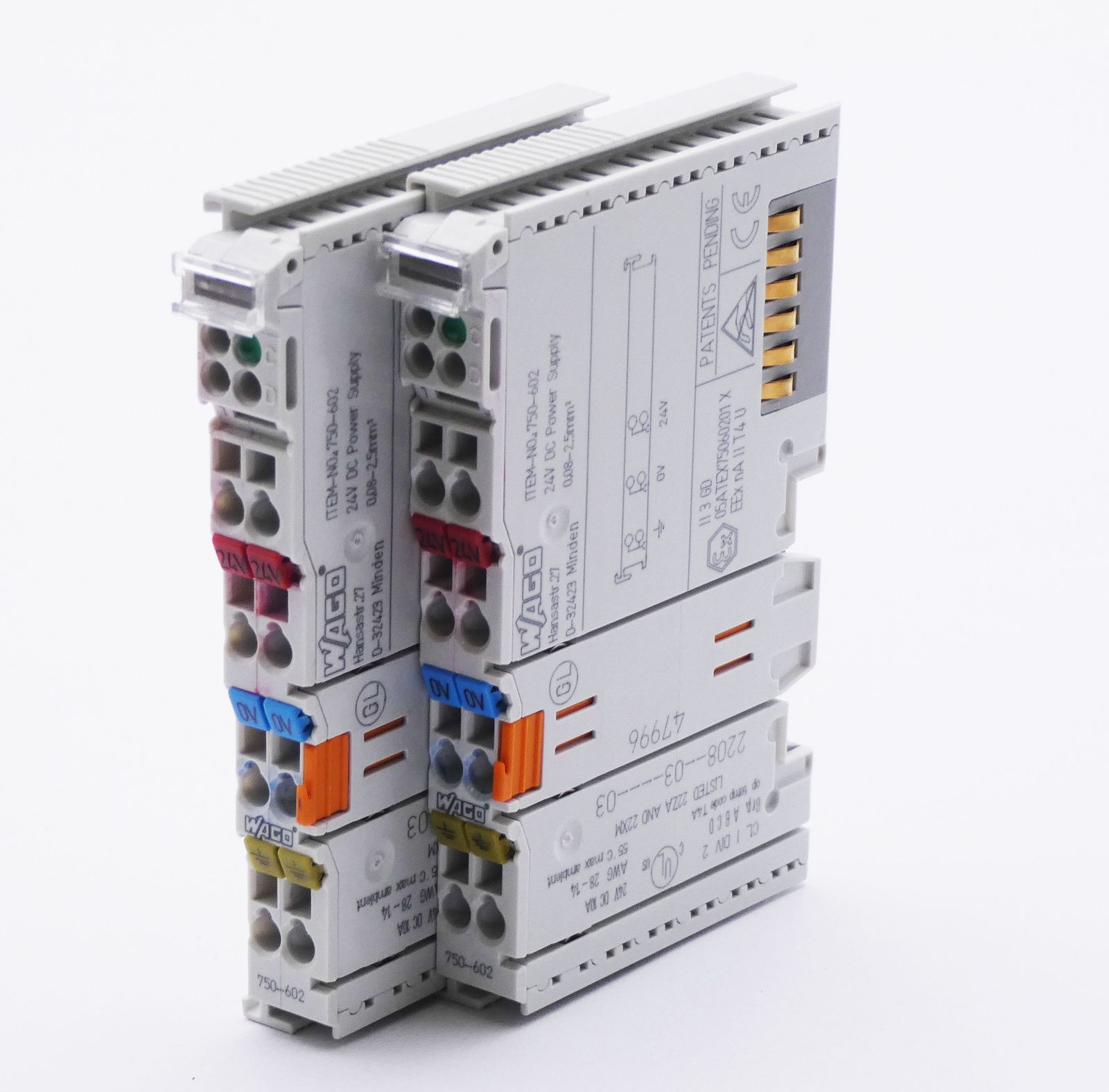 2x Wago 750-602 24VDC Potentialeinspeiseklemme -used- | Maaslos-Guenstig.de