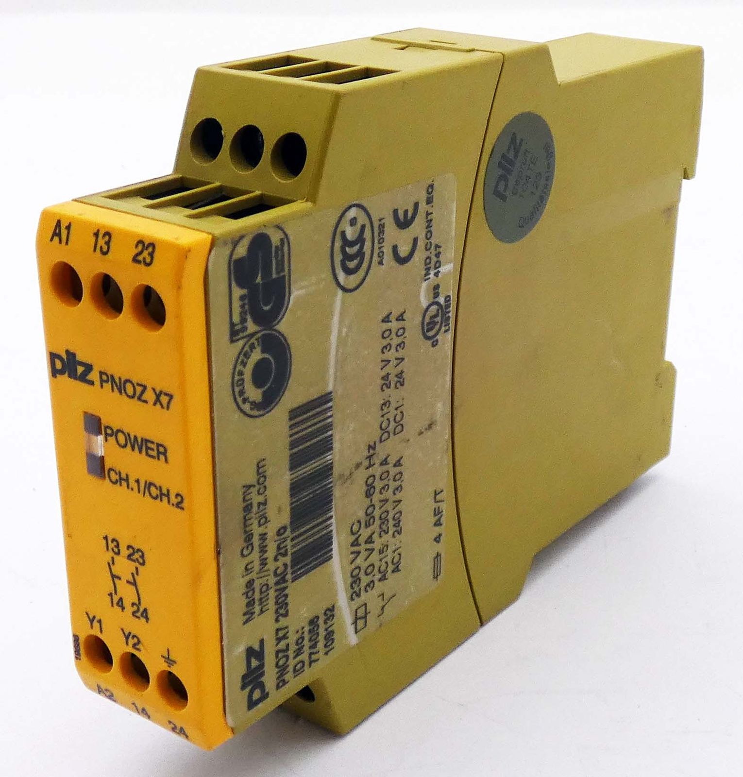 Pilz PNOZ X7 230VAC 2n/o Ident. Nr. 774056 4AF/T Sicherheitsrelais ...