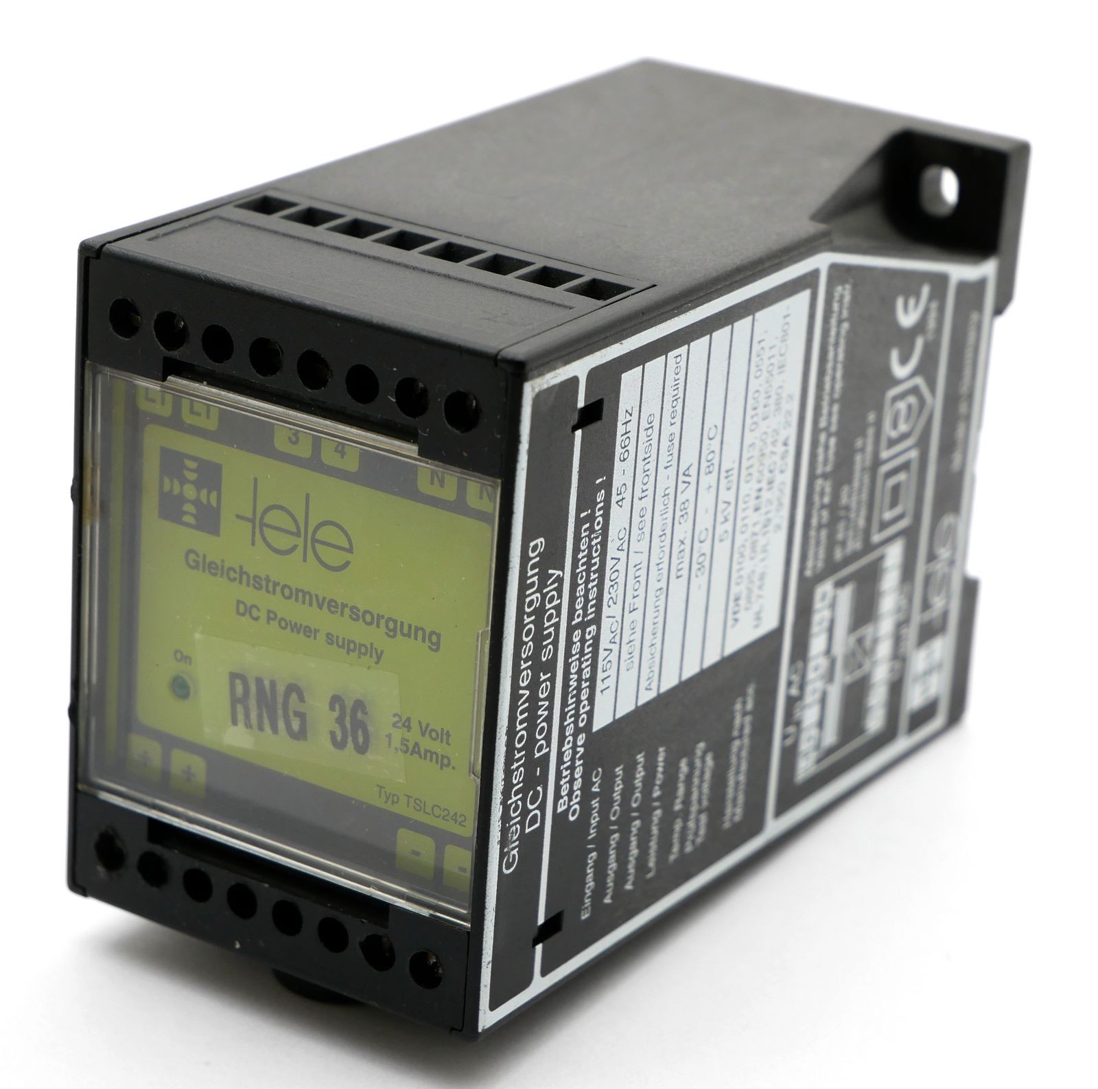 Tele RNG 36 24V 1,5A Gleichstromversorgung -used- | Maaslos-Guenstig.de