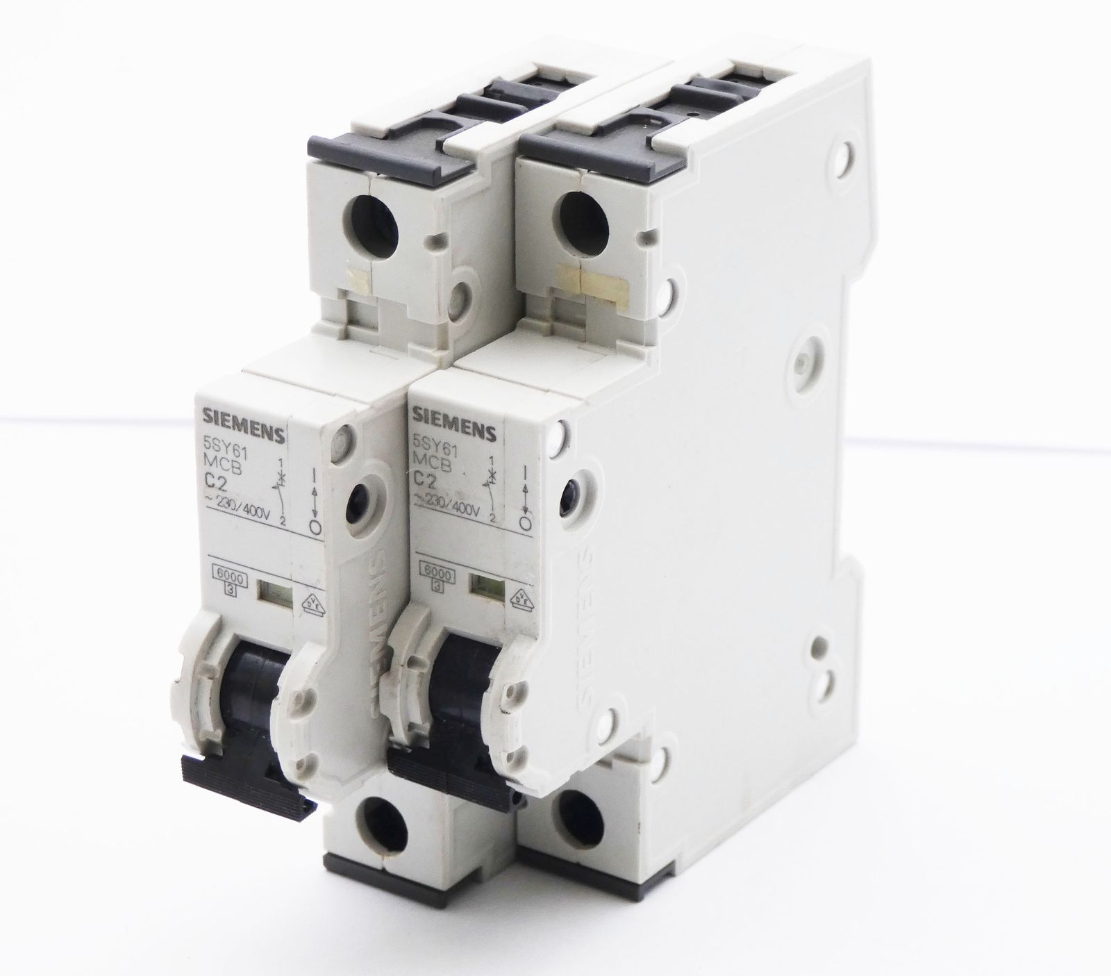 2x Siemens 5SY6102-7 MCB C2 Leitungsschutzschalter -used- | Maaslos ...