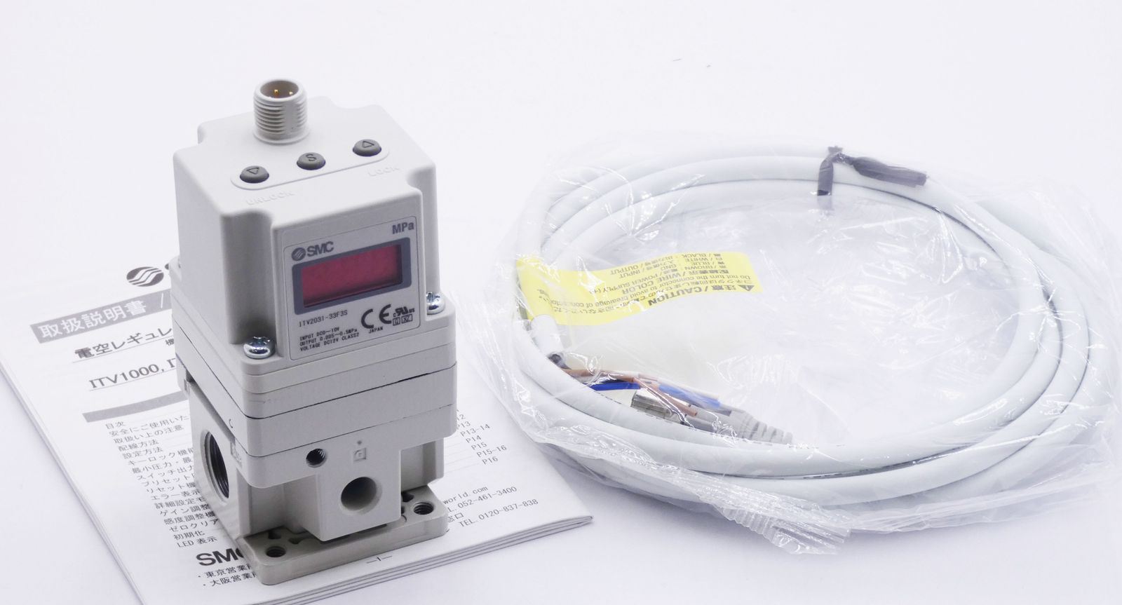 SMC ITV2031-33F3S Elektropneumatischer Regler -unused- | Maaslos ...